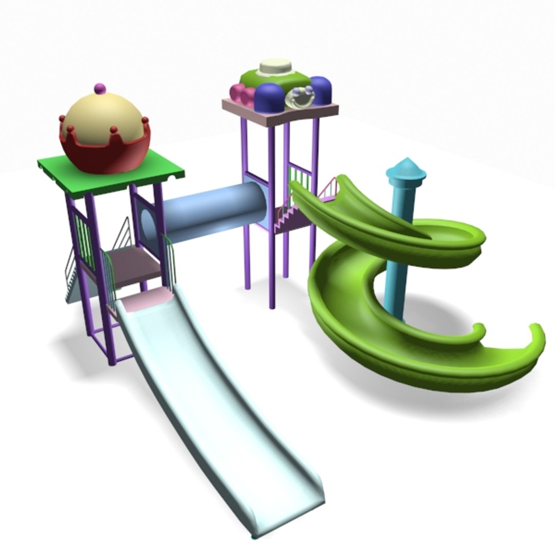 3d Model Playpark Equipment Fun