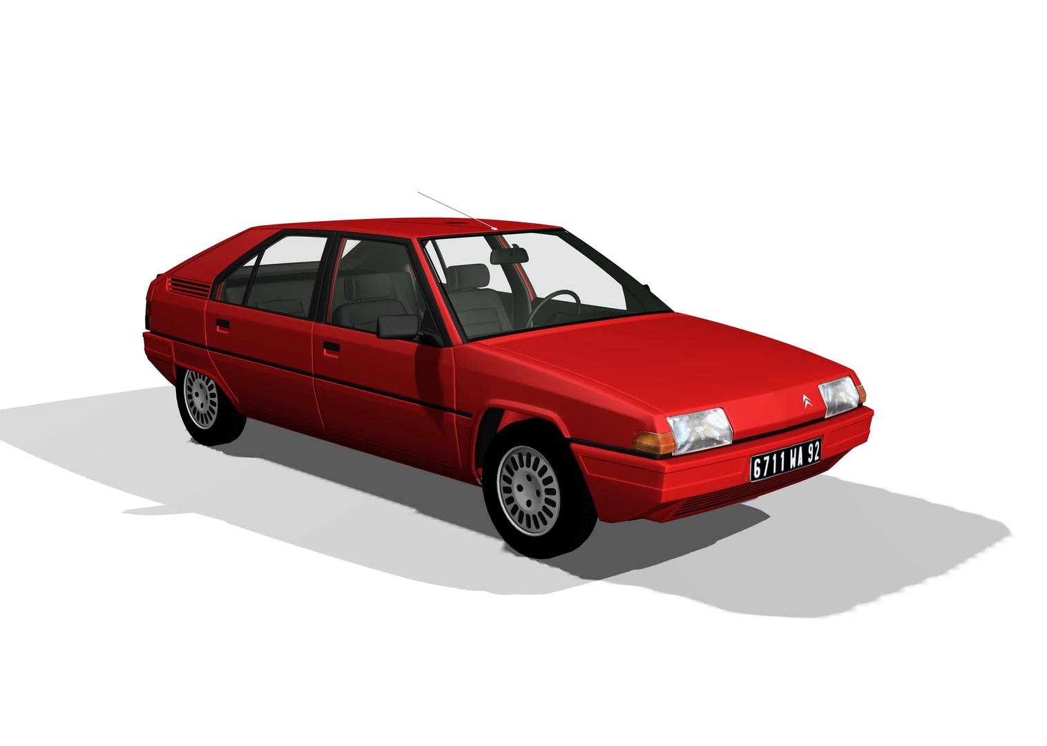 3D Citroen Bx - TurboSquid 1609058