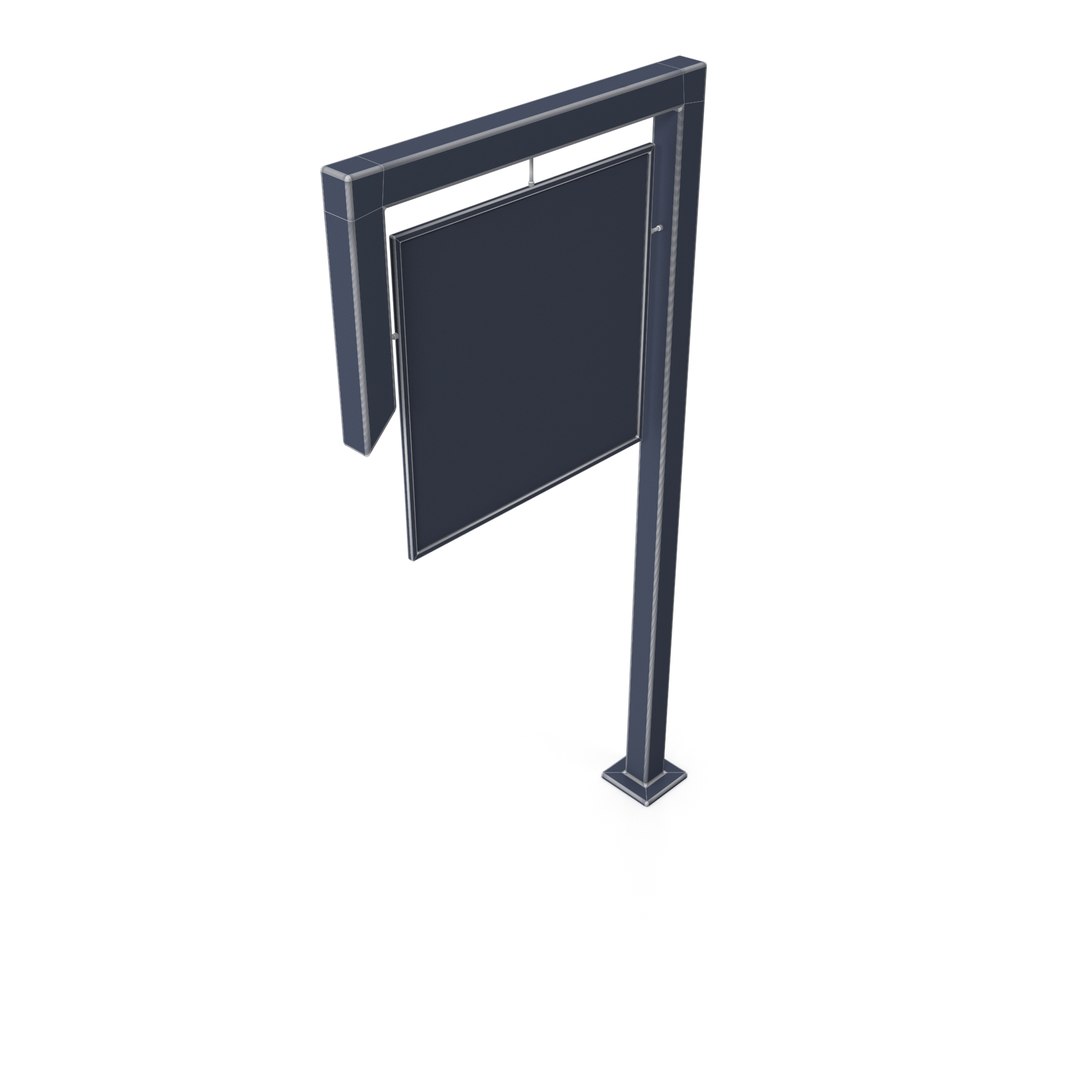 Wooden A-Frame Emergency Service Sign 3D - TurboSquid 2293120