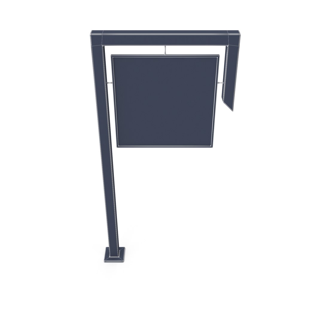 Wooden A-Frame Emergency Service Sign 3D - TurboSquid 2293120