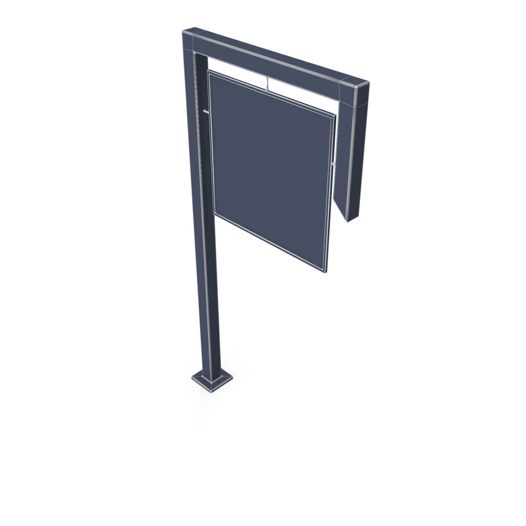 Wooden A-Frame Emergency Service Sign 3D - TurboSquid 2293120