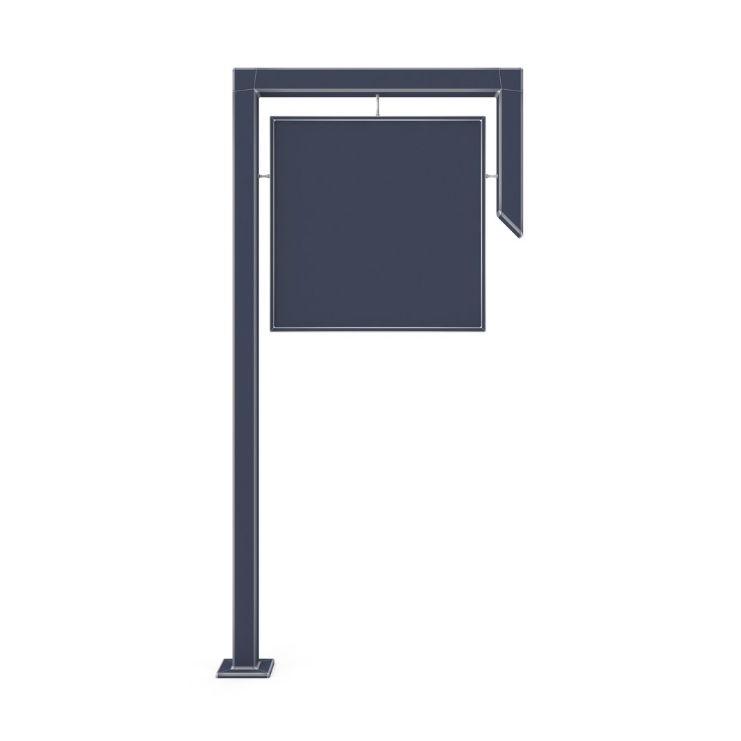 Wooden A-Frame Emergency Service Sign 3D - TurboSquid 2293120