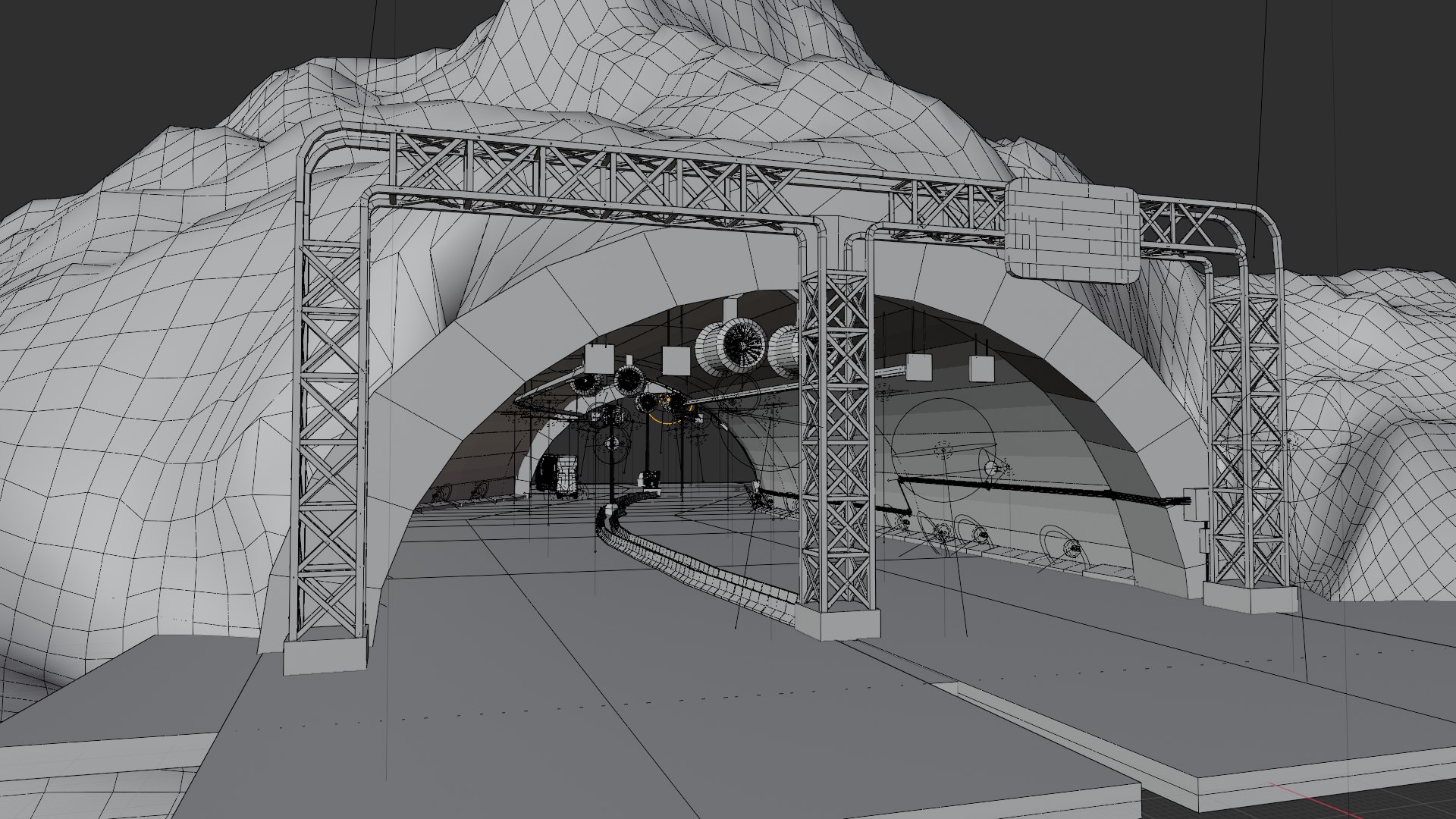 3D Truck Road Tunel Model - TurboSquid 1993291