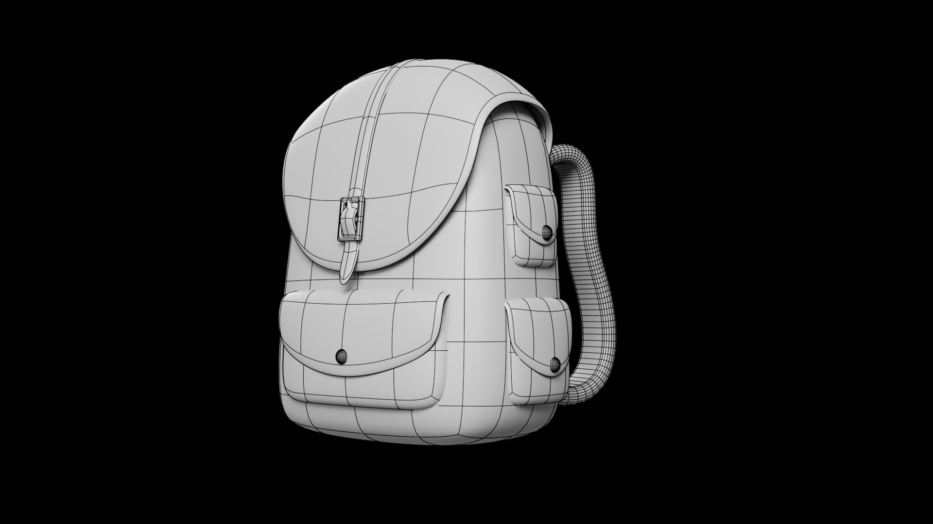 Cartoon Backpack Pink 3D Model - TurboSquid 2298234