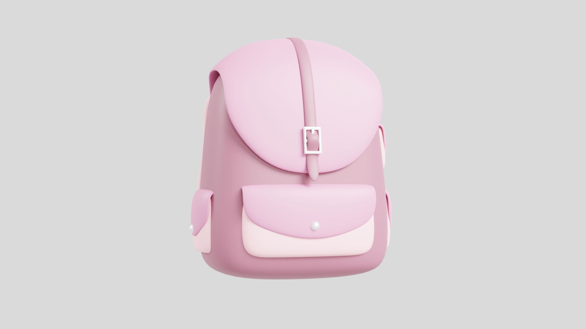 Cartoon Backpack Pink 3D Model - TurboSquid 2298234