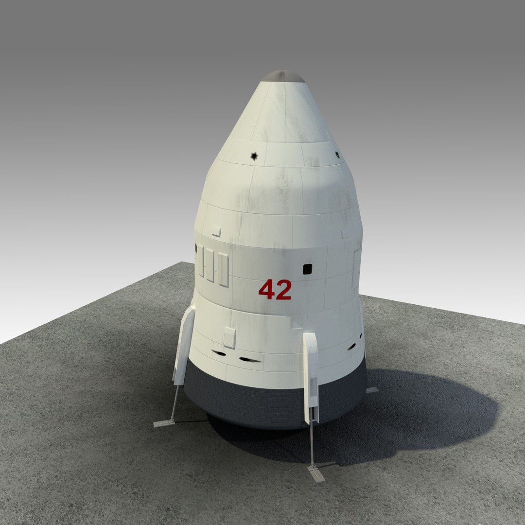 Phoenix Space Orbit Spacecraft 3d Model