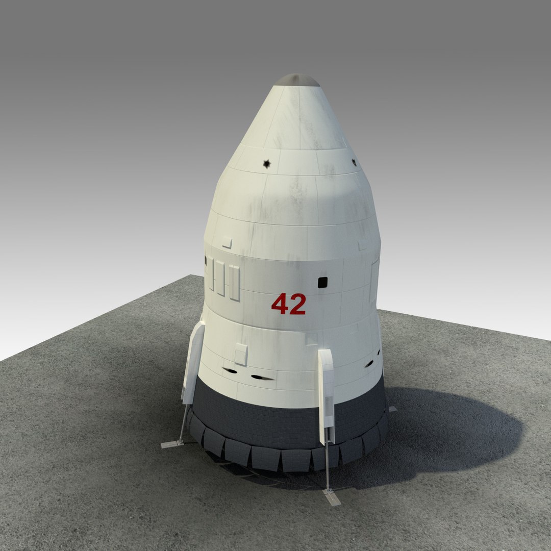 Phoenix Space Orbit Spacecraft 3d Model