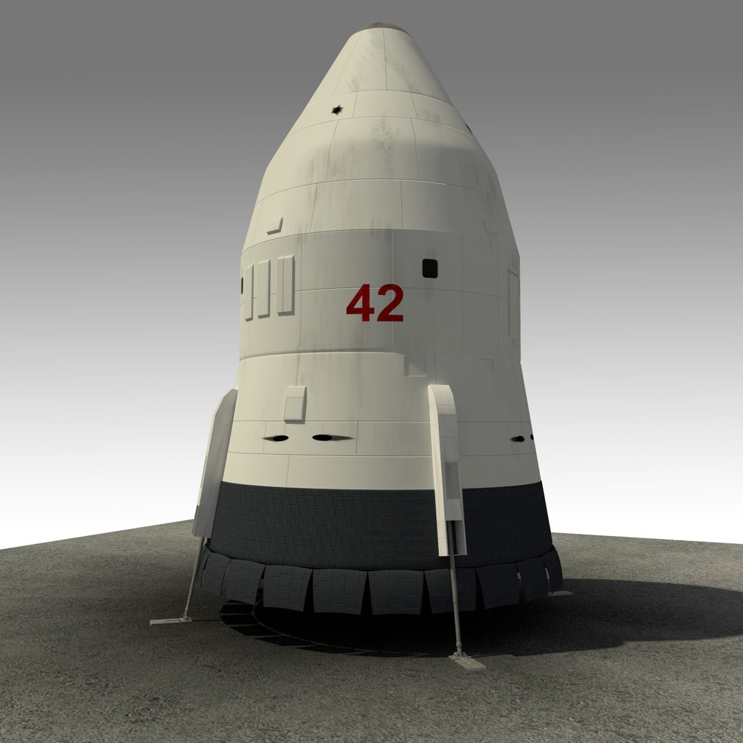 Phoenix Space Orbit Spacecraft 3d Model
