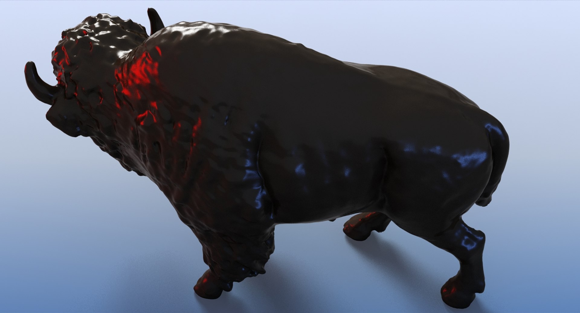 3d Scan Bison Model