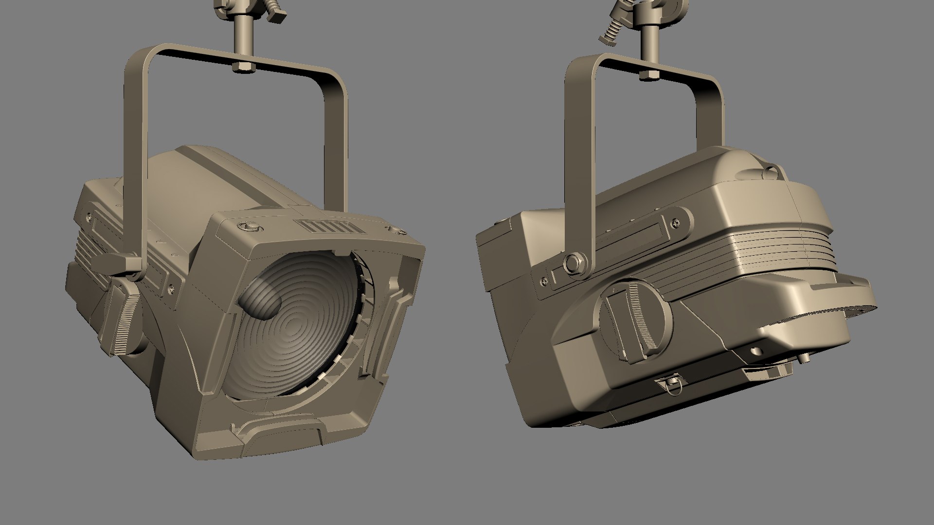 Source Fresnel Lights 3d Model