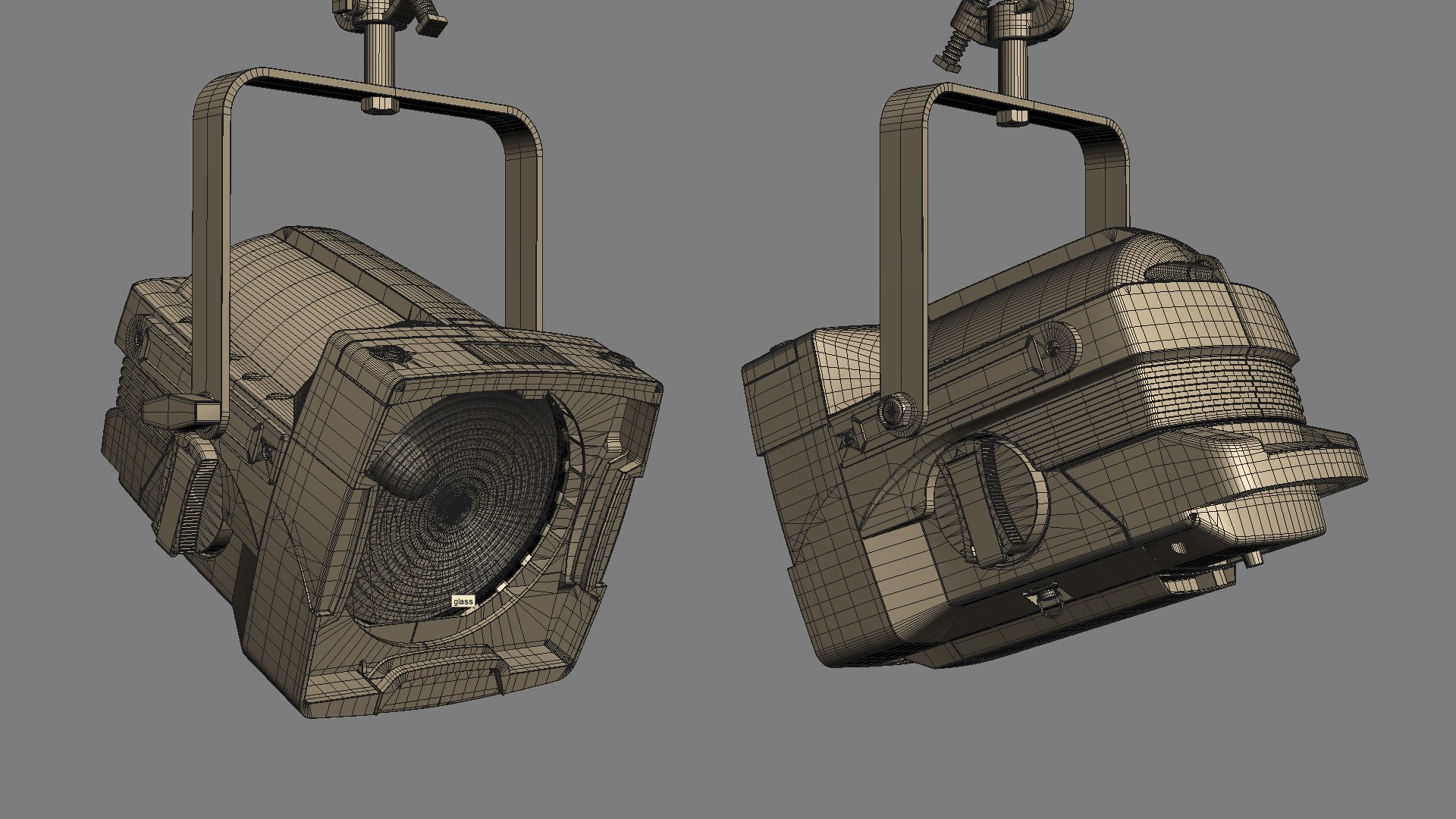 Source Fresnel Lights 3d Model