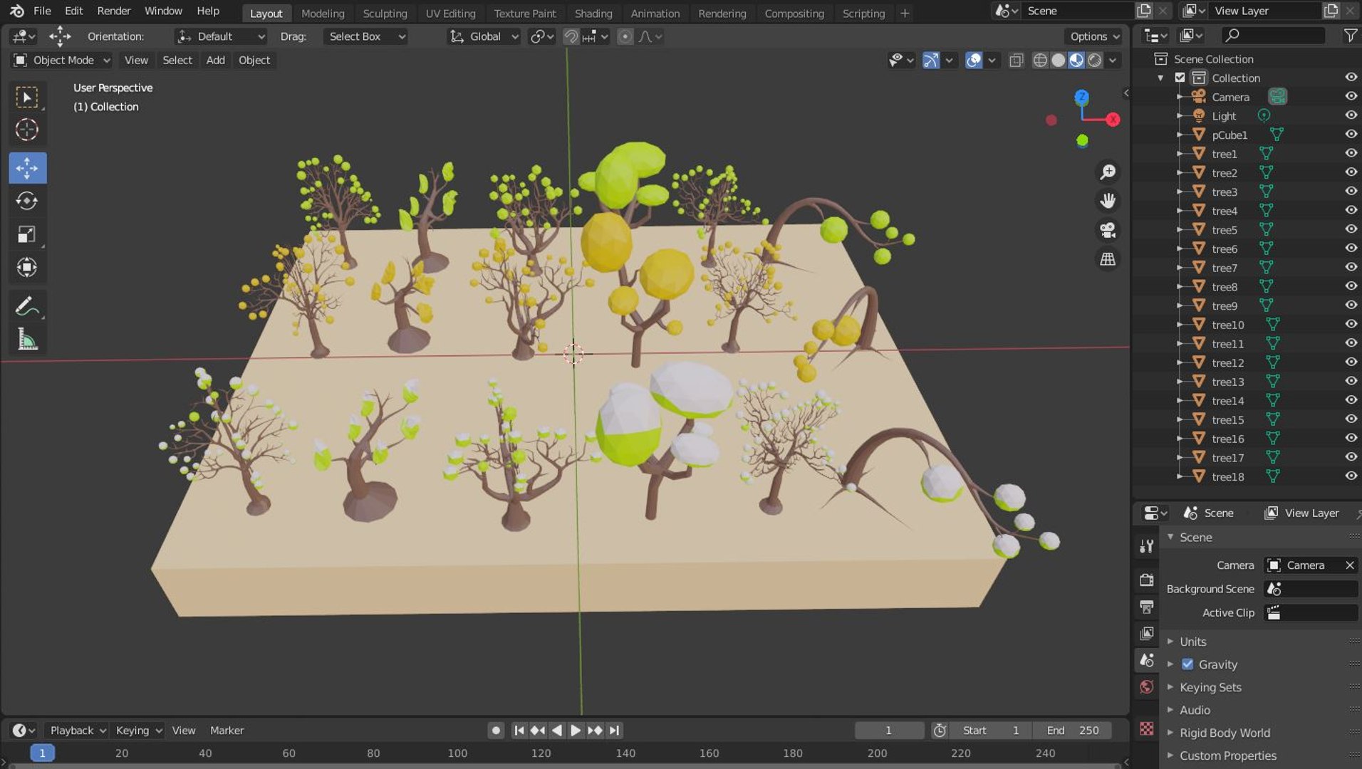 Tree Pack Model - TurboSquid 1677791