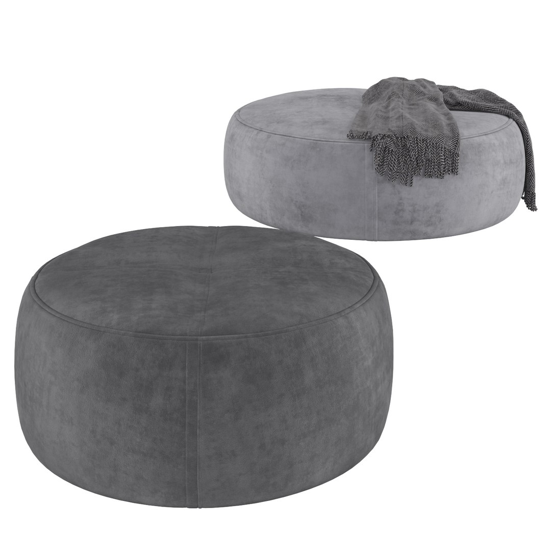 Pouf Stone 3D Model - TurboSquid 1871164