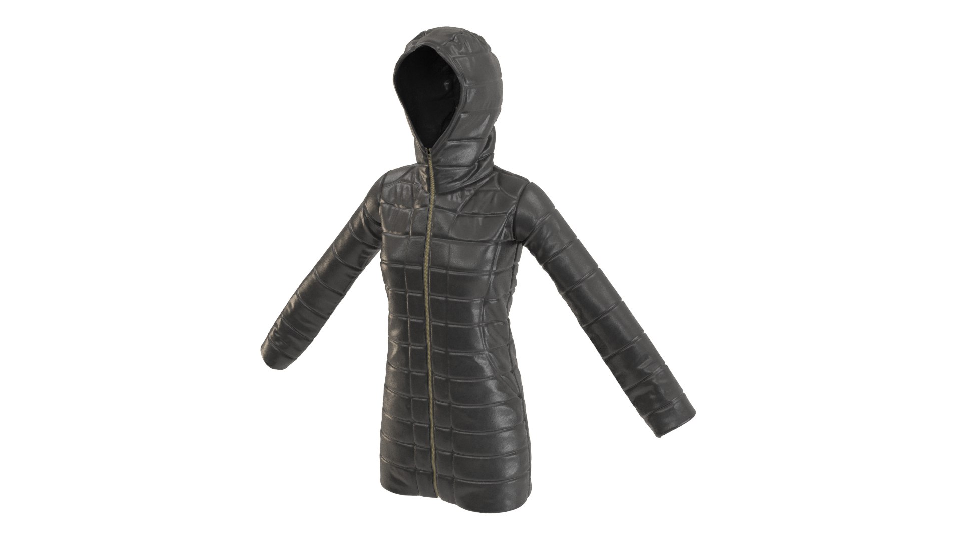 Womens Winter Jacket 3D Model - TurboSquid 1481133