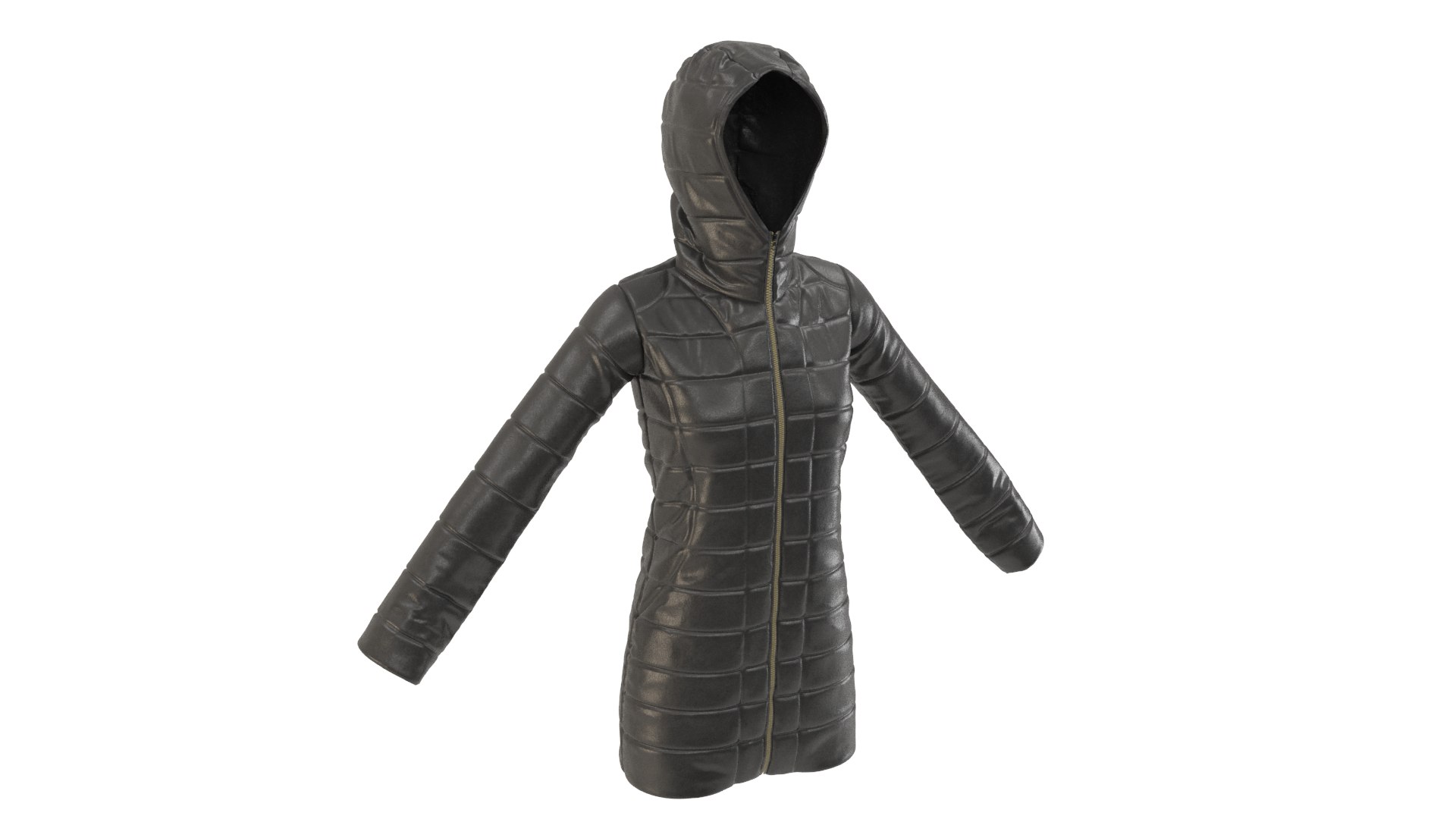 Womens Winter Jacket 3D Model - TurboSquid 1481133