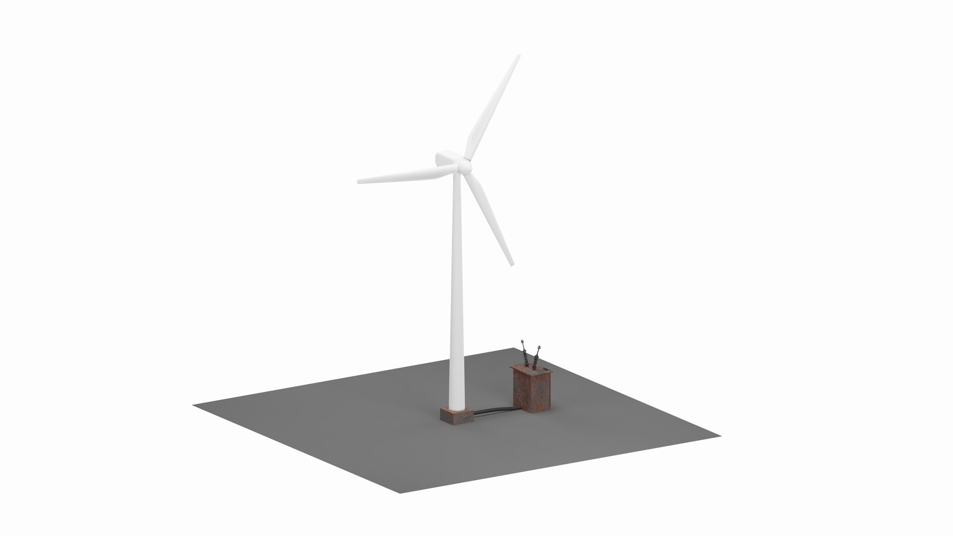 New Wind Turbine Animated 3D Model 3D Model - TurboSquid 2244985