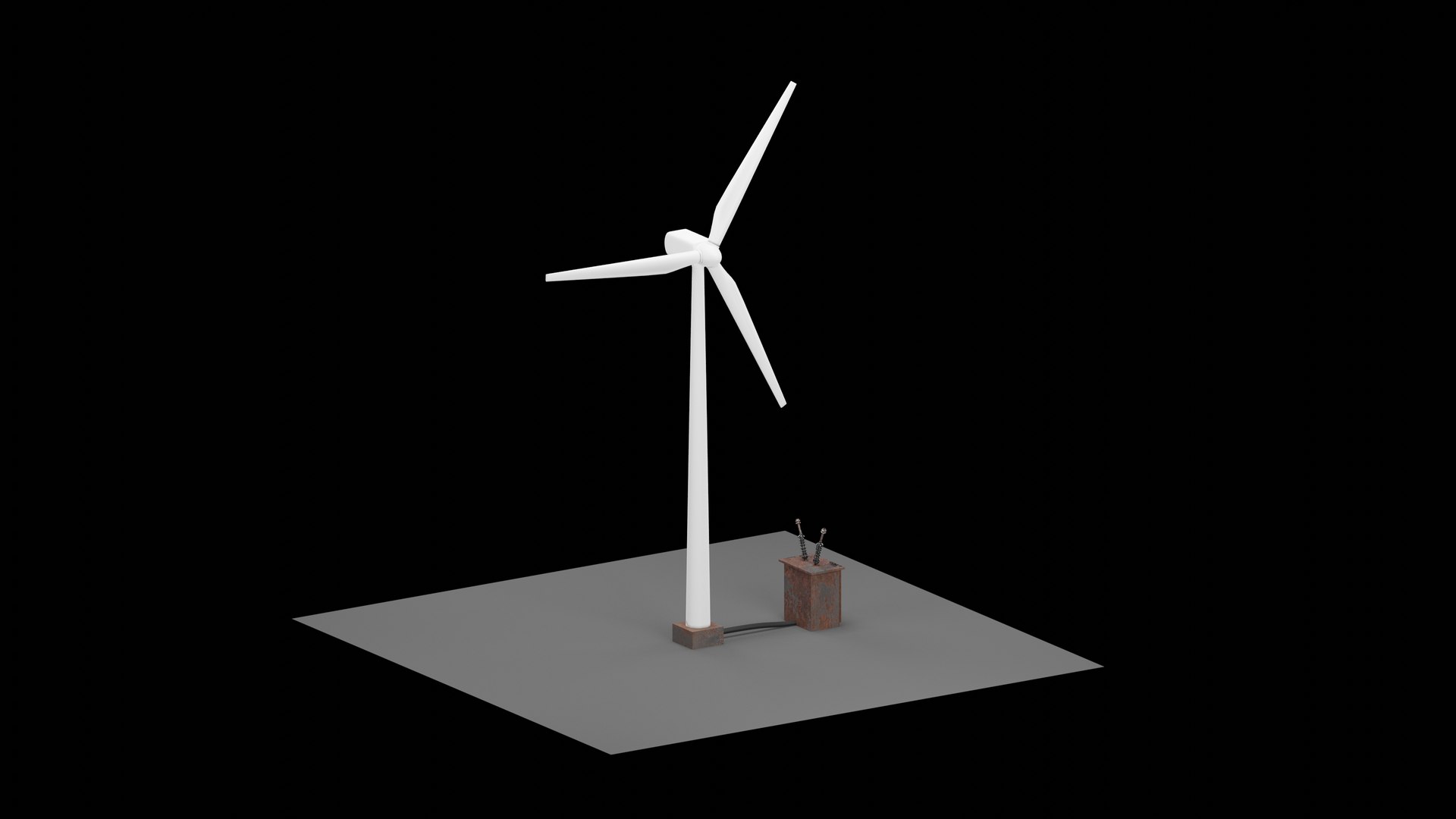 New Wind Turbine Animated 3D Model 3D Model - TurboSquid 2244985