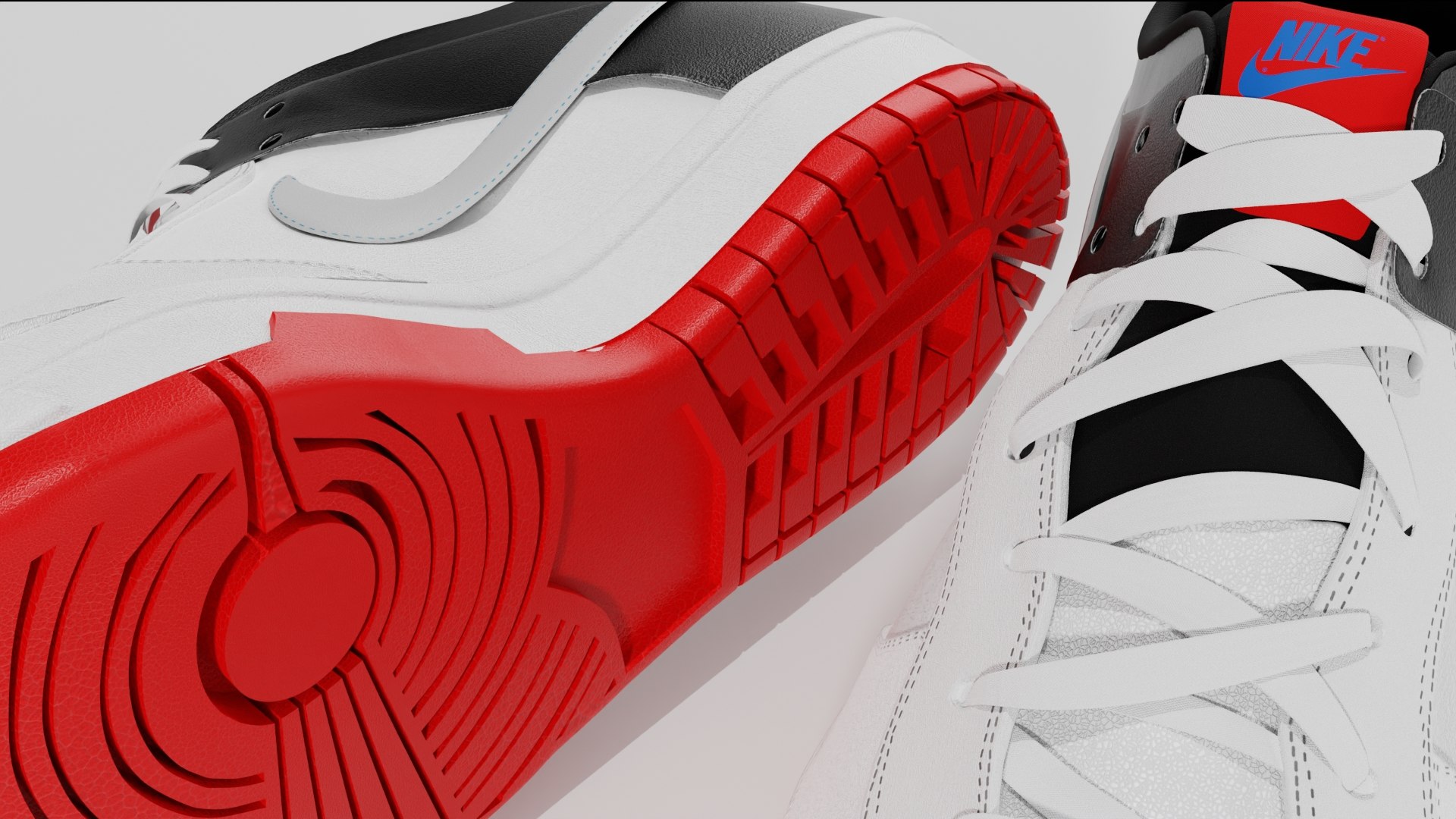 Nike Dunk Low Gs Spider-man Model - TurboSquid 2120217