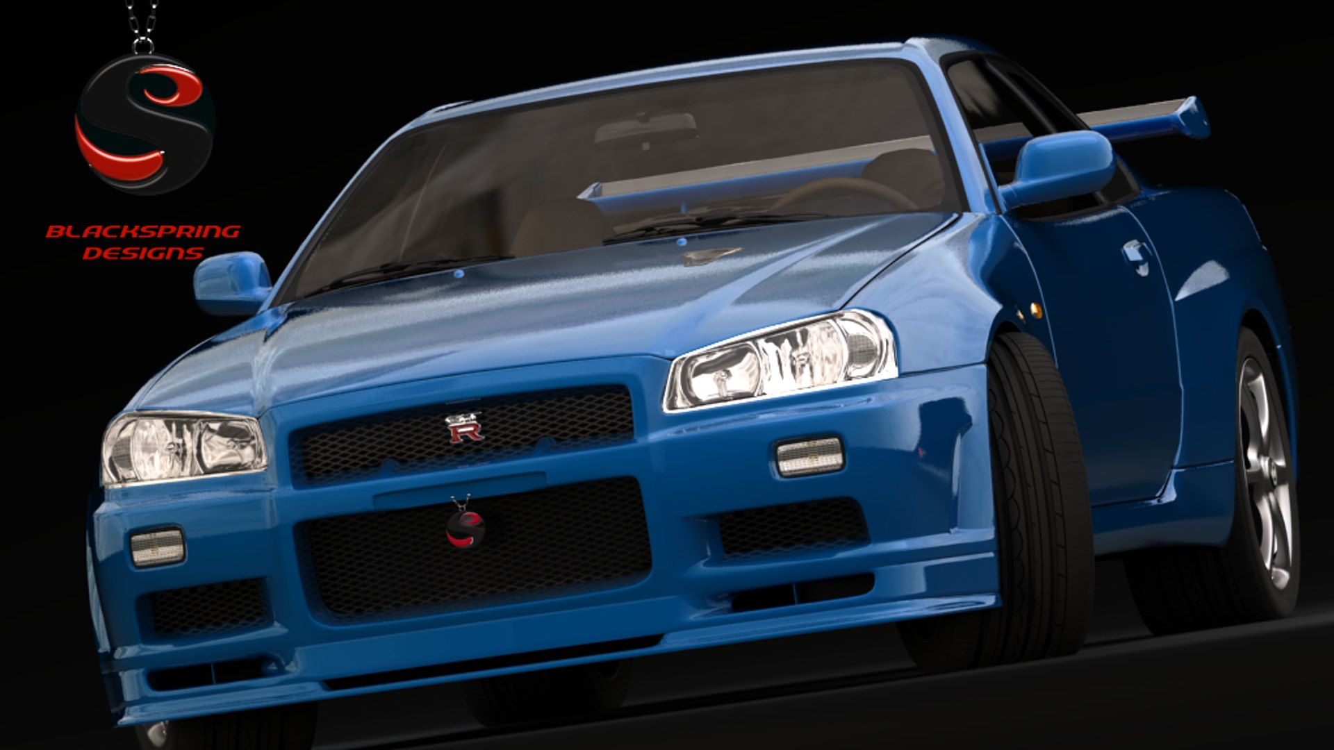 3d Nissan Skyline Gt-r V Model