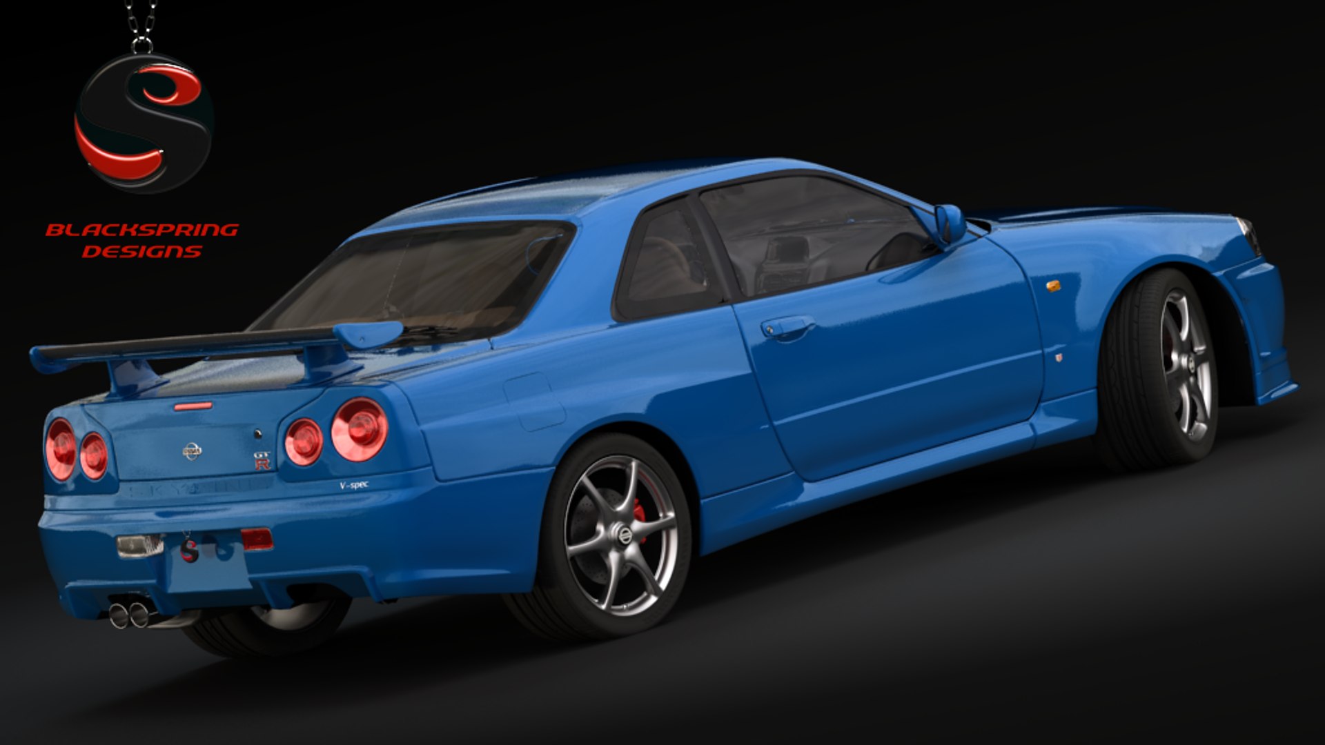 3d Nissan Skyline Gt-r V Model