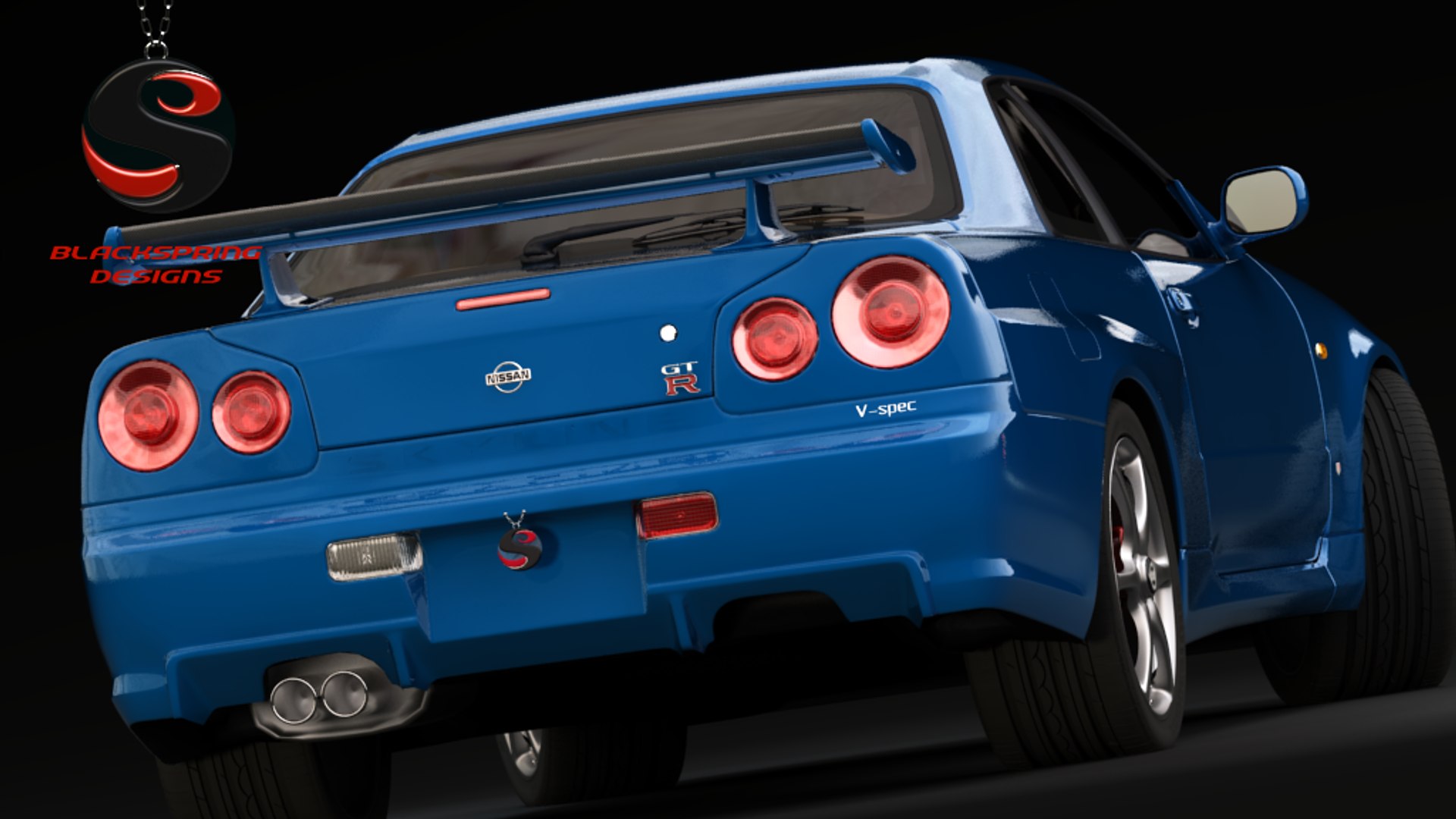 3d Nissan Skyline Gt-r V Model