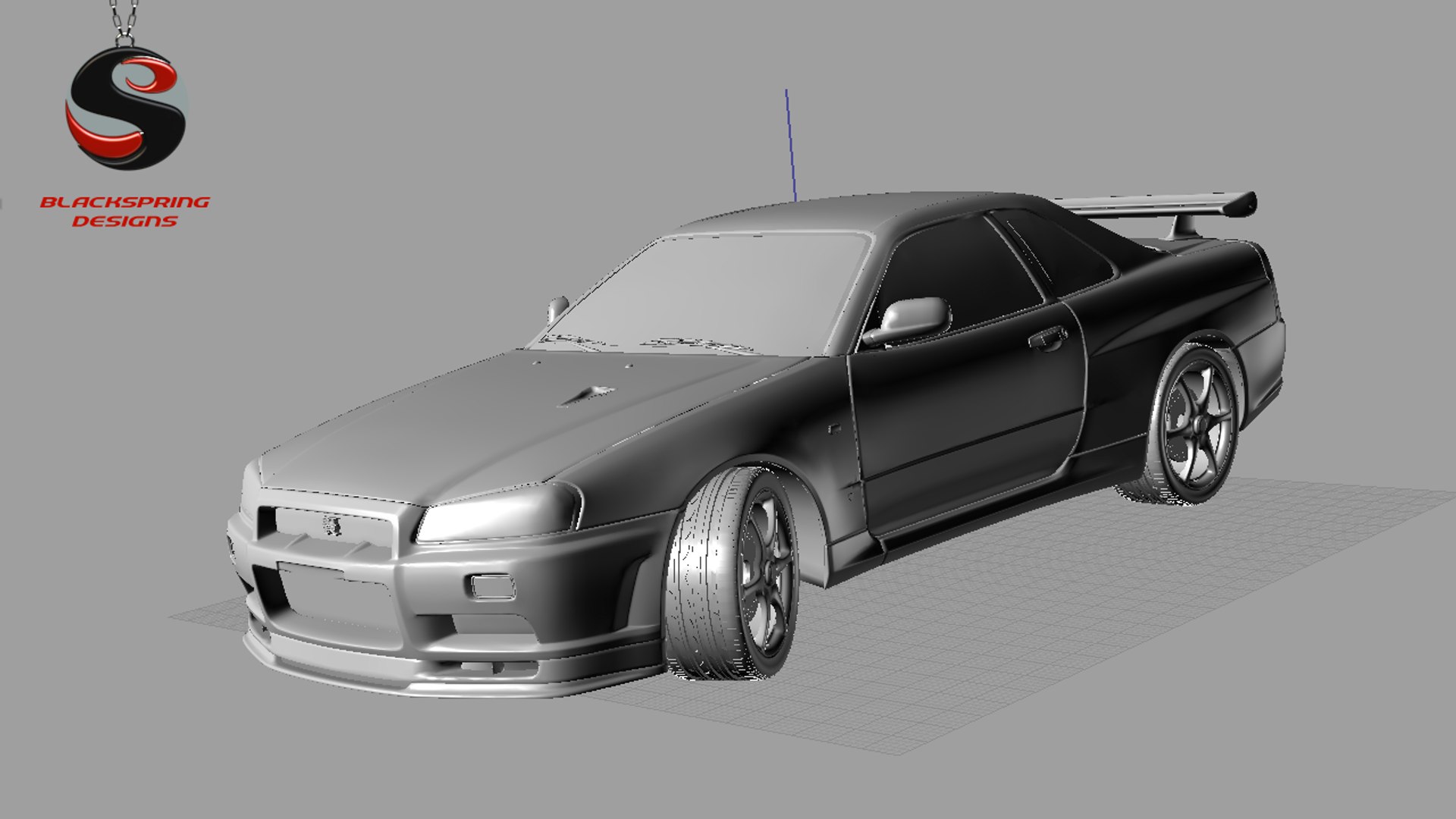 3d Nissan Skyline Gt-r V Model