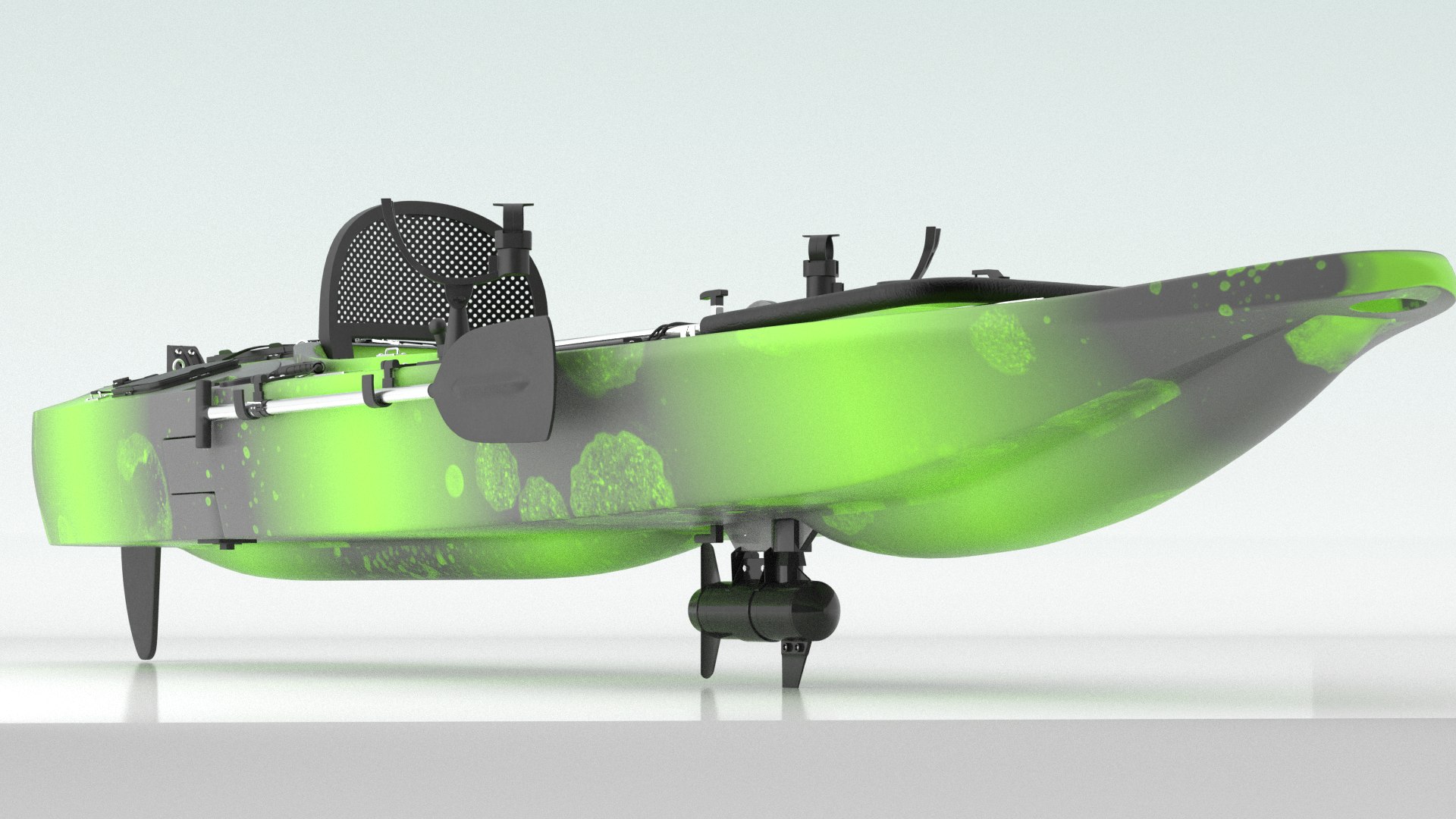 Kayak For Fishing With An Electric Motor Haswing Winix HB-54601 Sonar ...