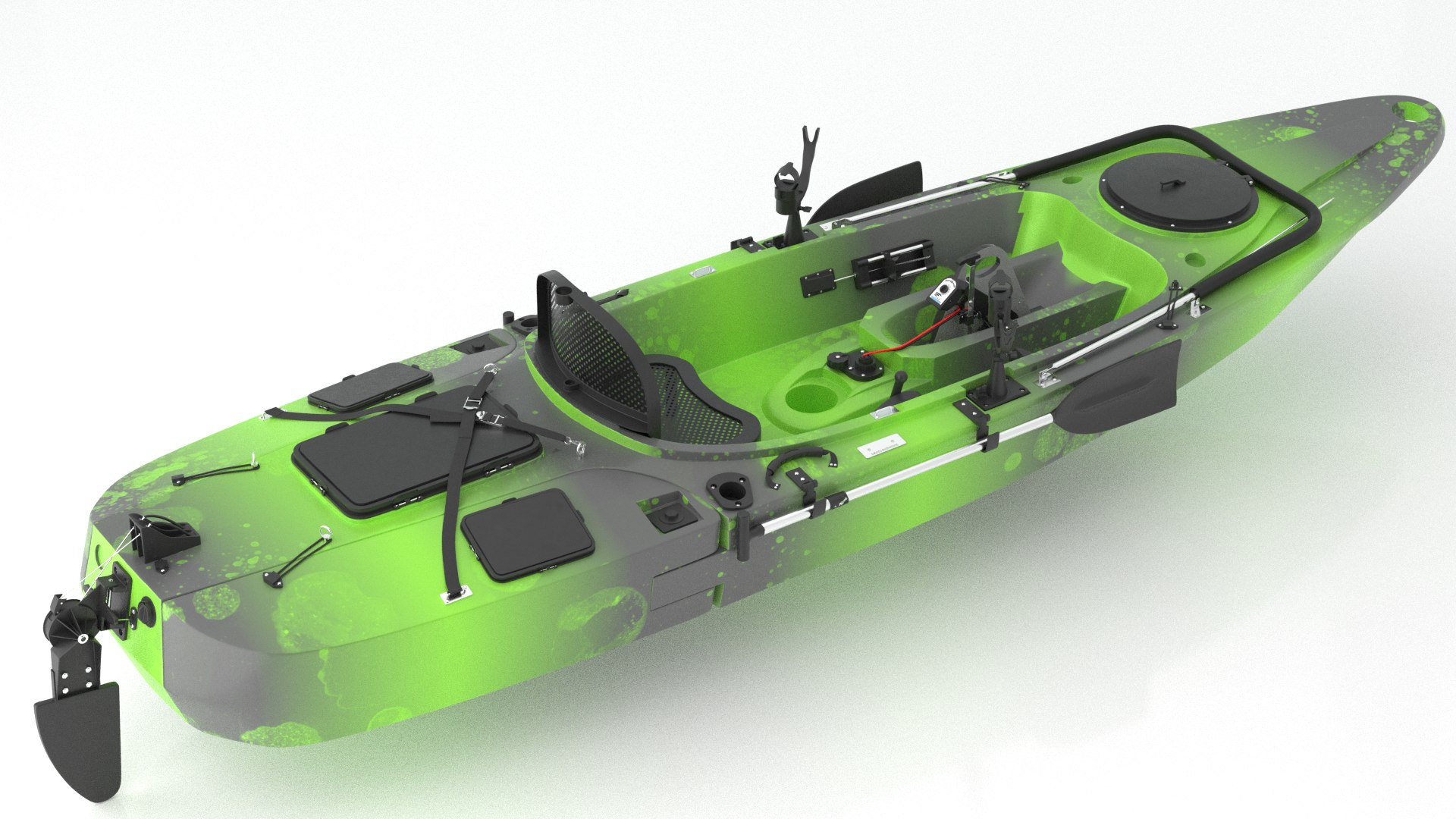 Kayak For Fishing With An Electric Motor Haswing Winix HB-54601 Sonar ...