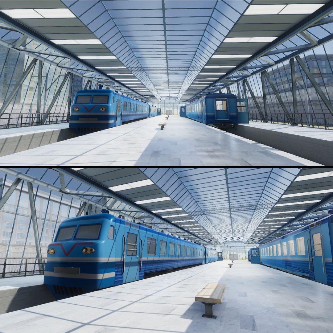Train Stations 3D - TurboSquid 1540413