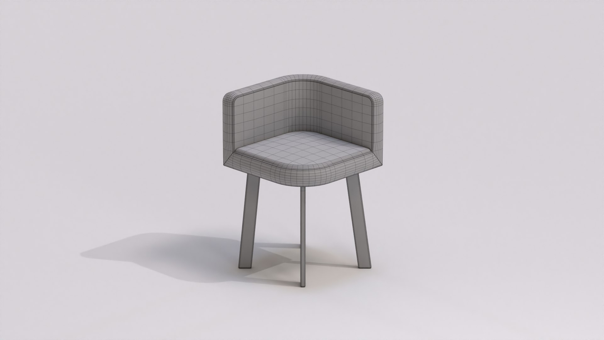 3D Dining Chairs And Square Table - TurboSquid 1966470
