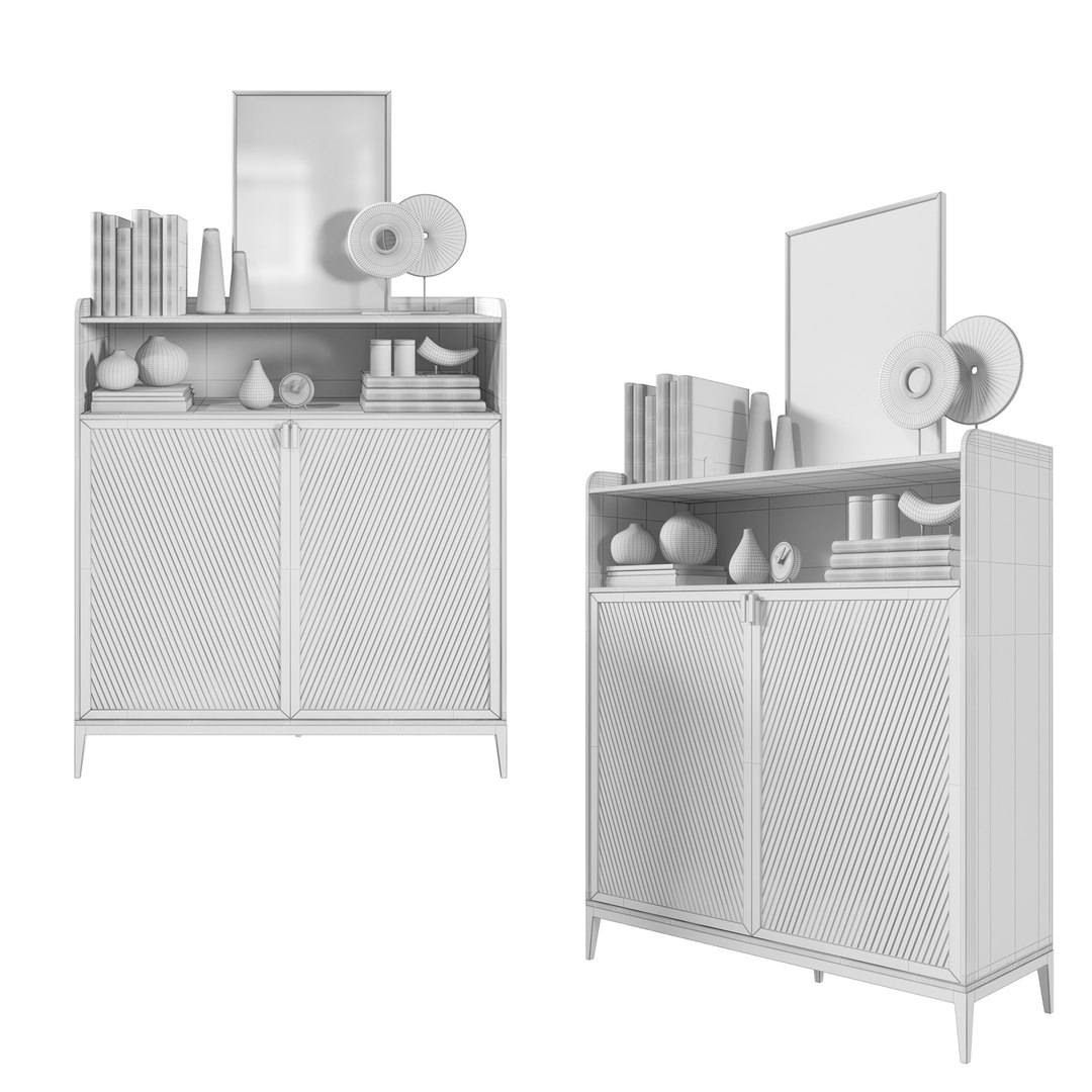 3D Entry Cabinet Model - TurboSquid 2067321