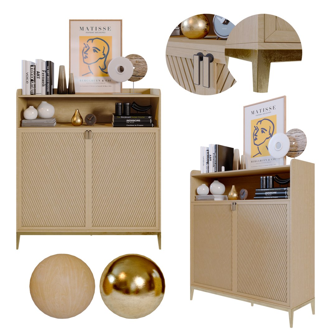 3D Entry Cabinet Model - TurboSquid 2067321