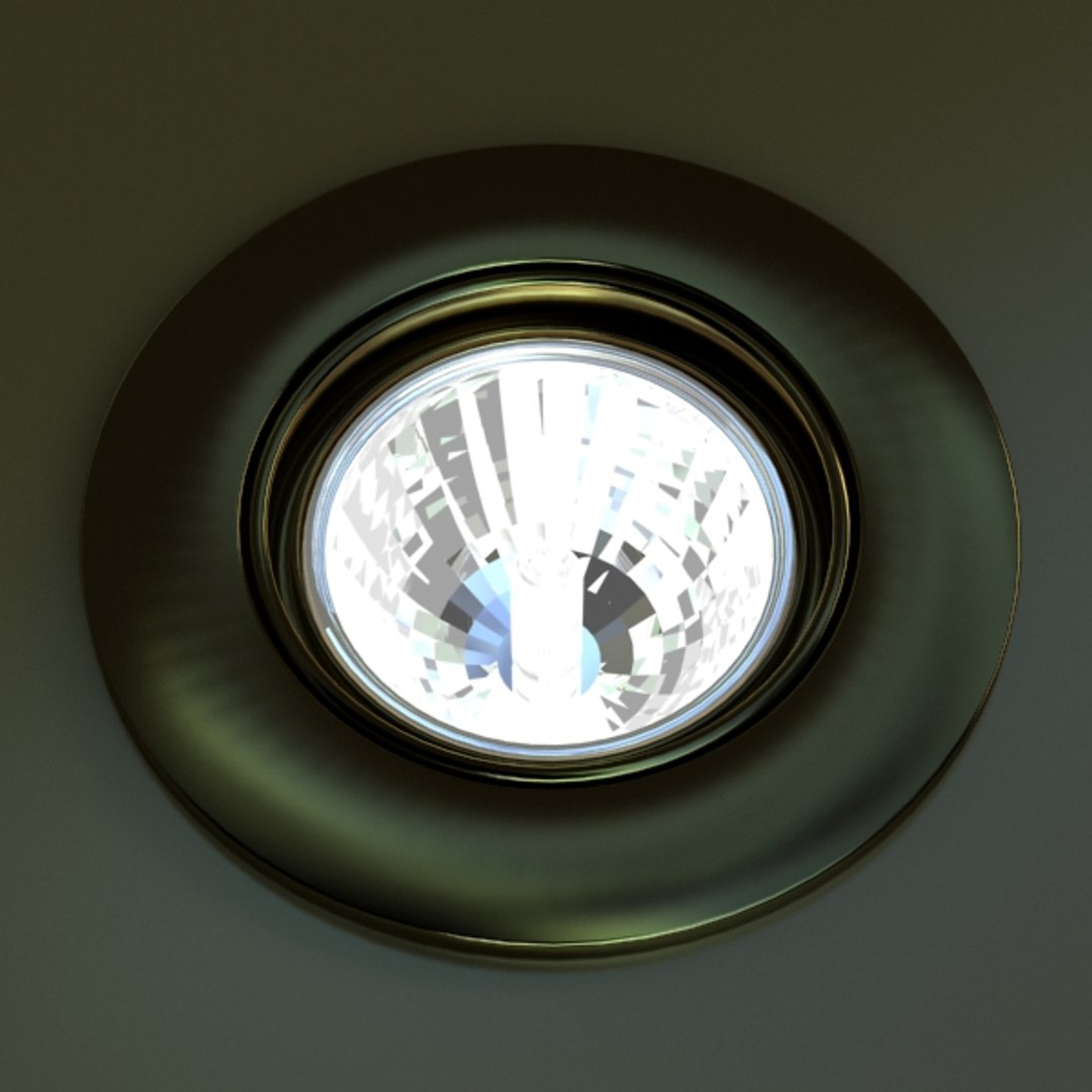 3d halogen lamp 04 model