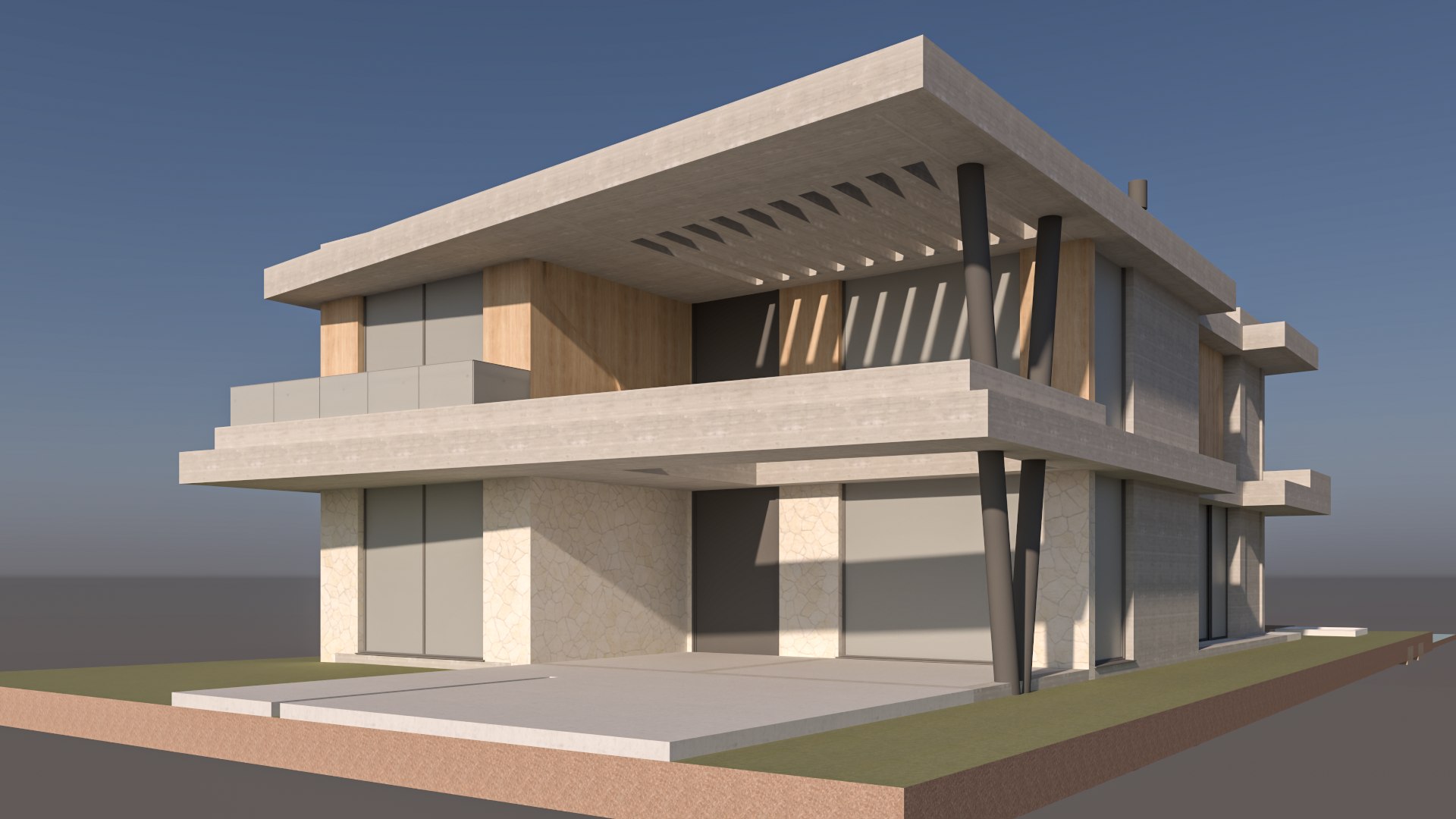 V House 3D Model - TurboSquid 2342936