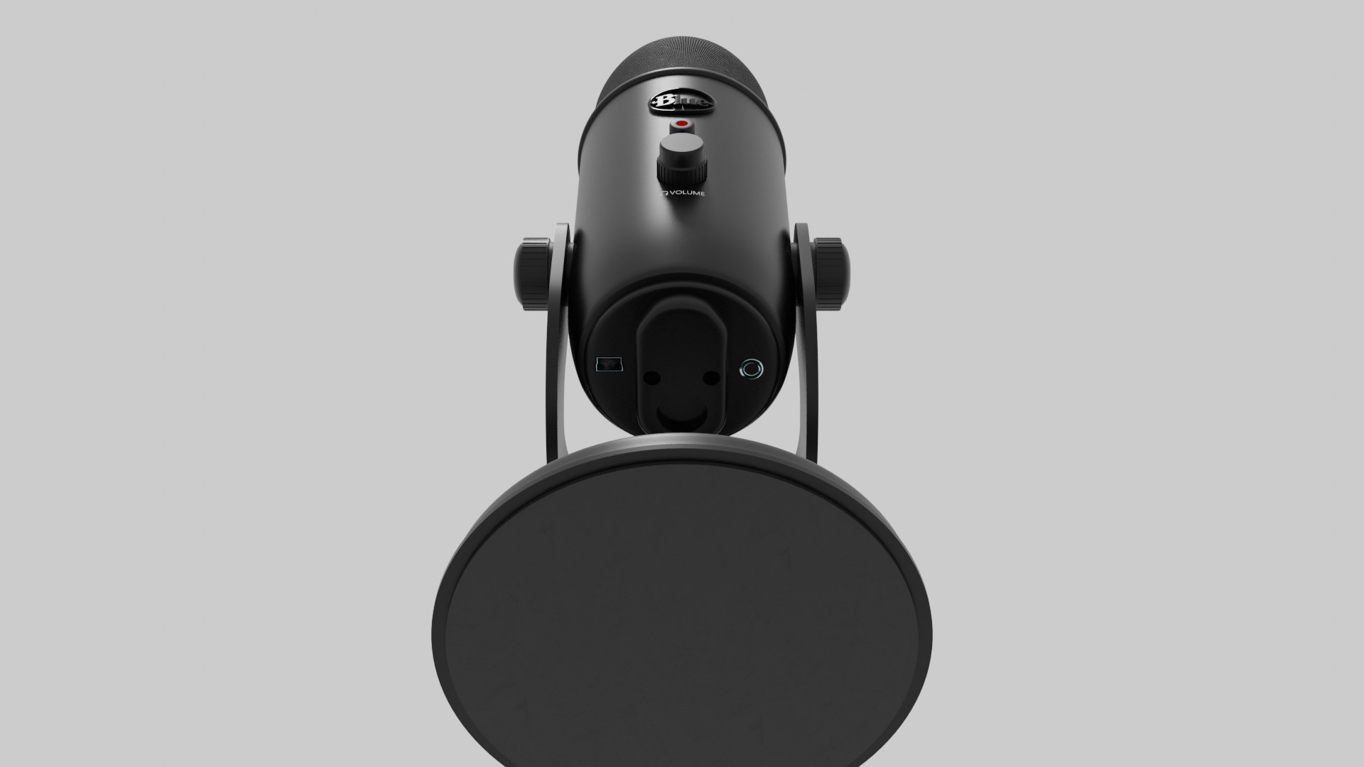 Realistic Blue Yeti Microphone 3D Model - TurboSquid 1528384