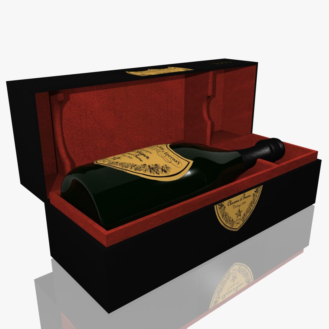 Vintage Dom Perignon Champagne 3d Model