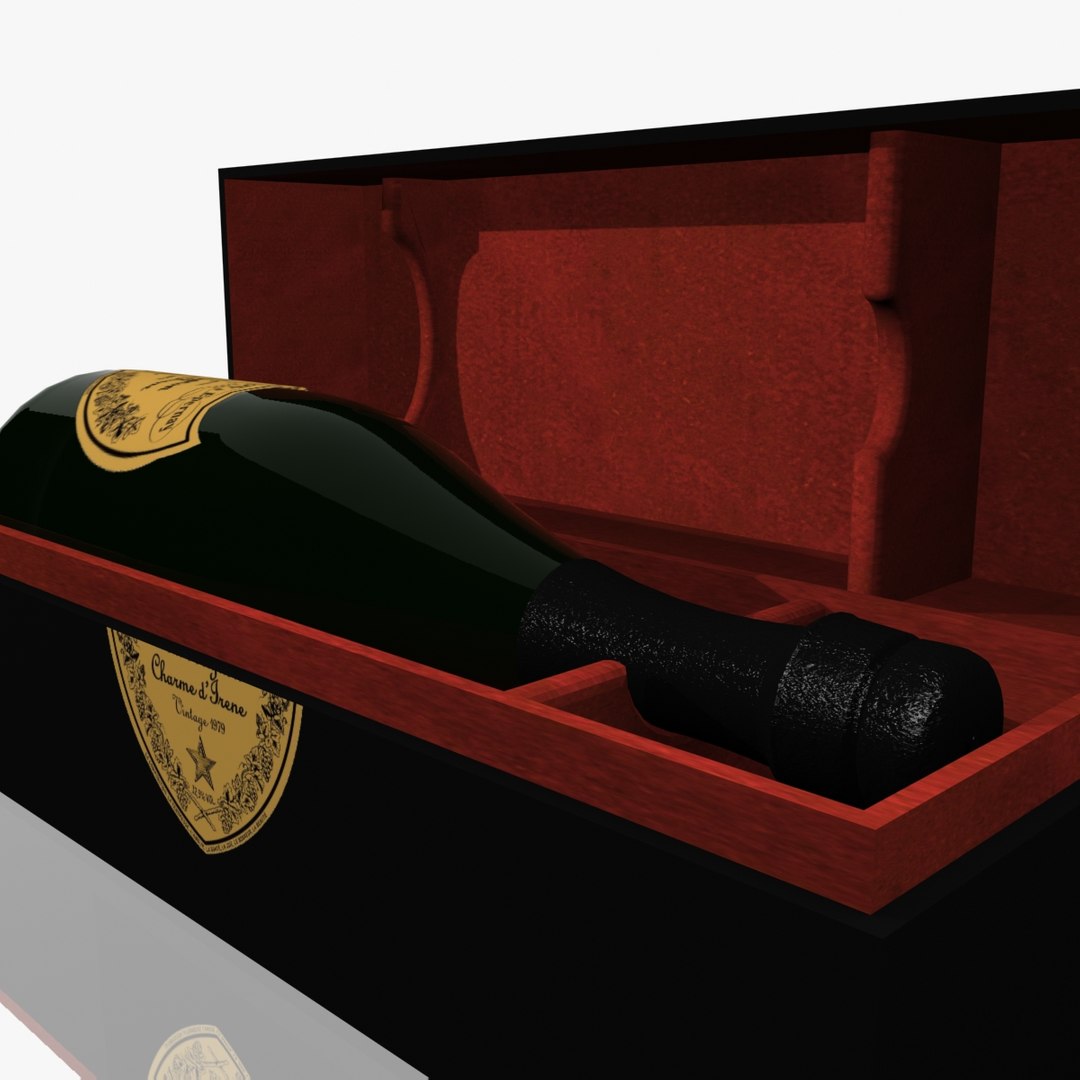 Vintage Dom Perignon Champagne 3d Model