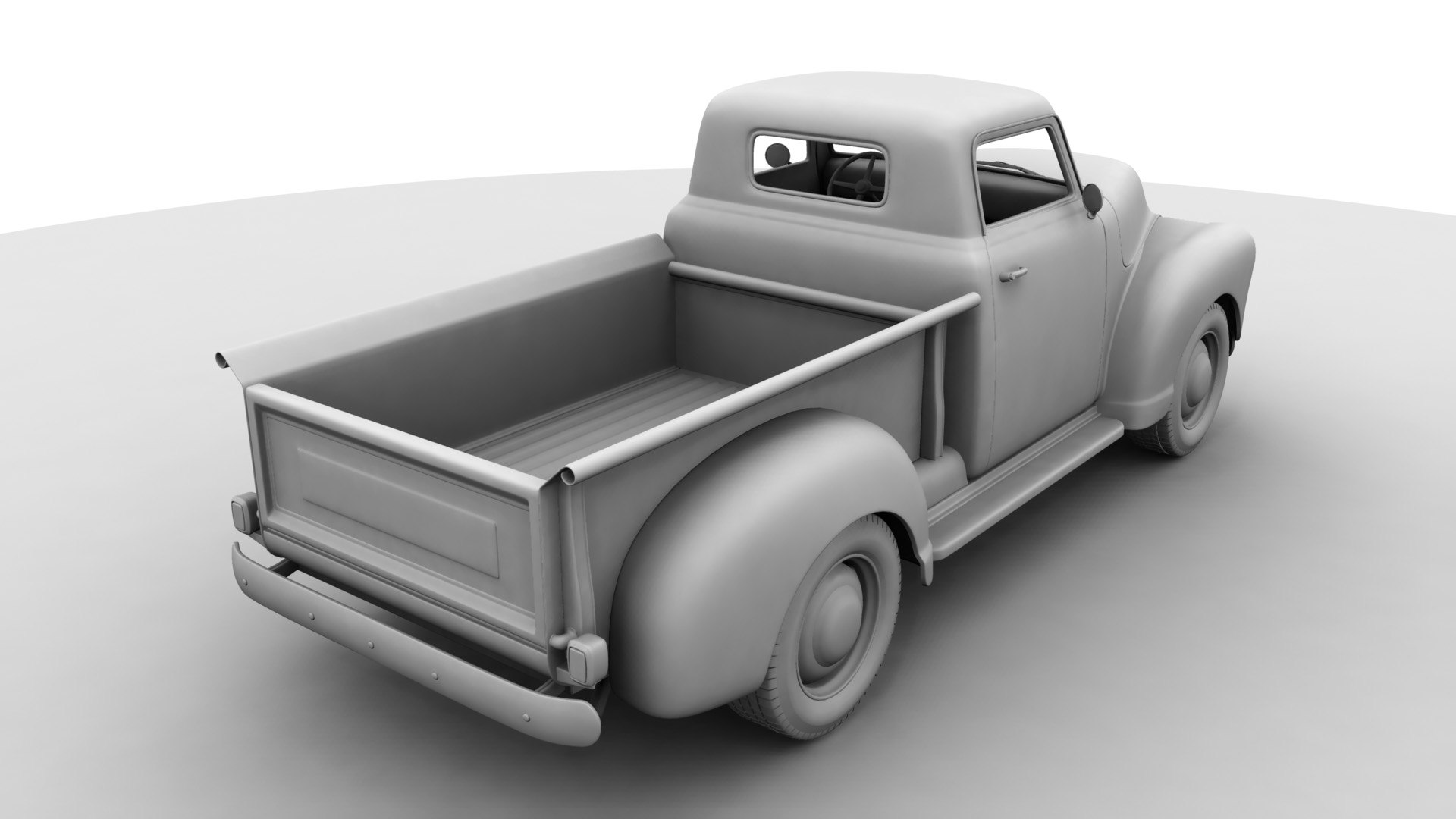 3D Chevrolet Truck Model - TurboSquid 1621054