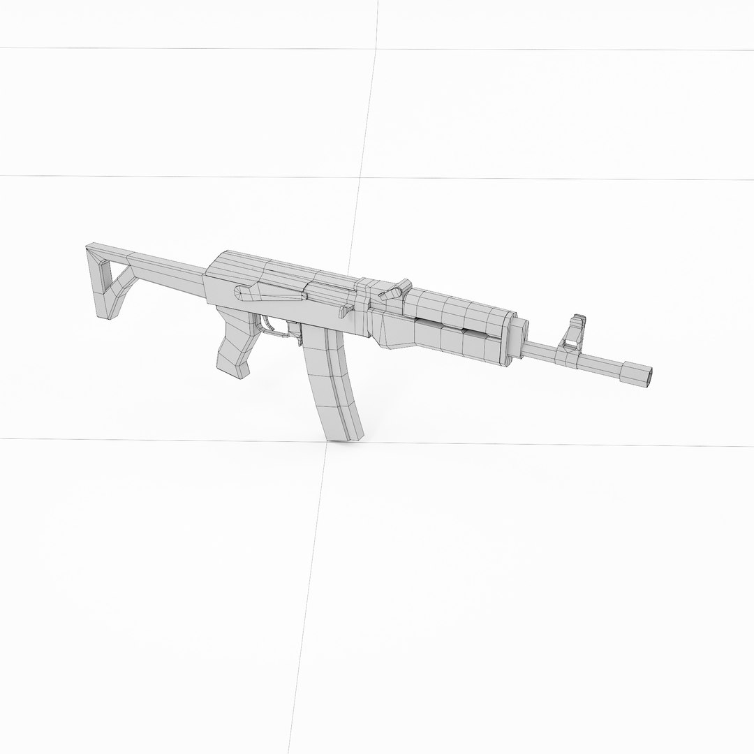 3D Excalibur Assault Rifle Gun Model - TurboSquid 1992890