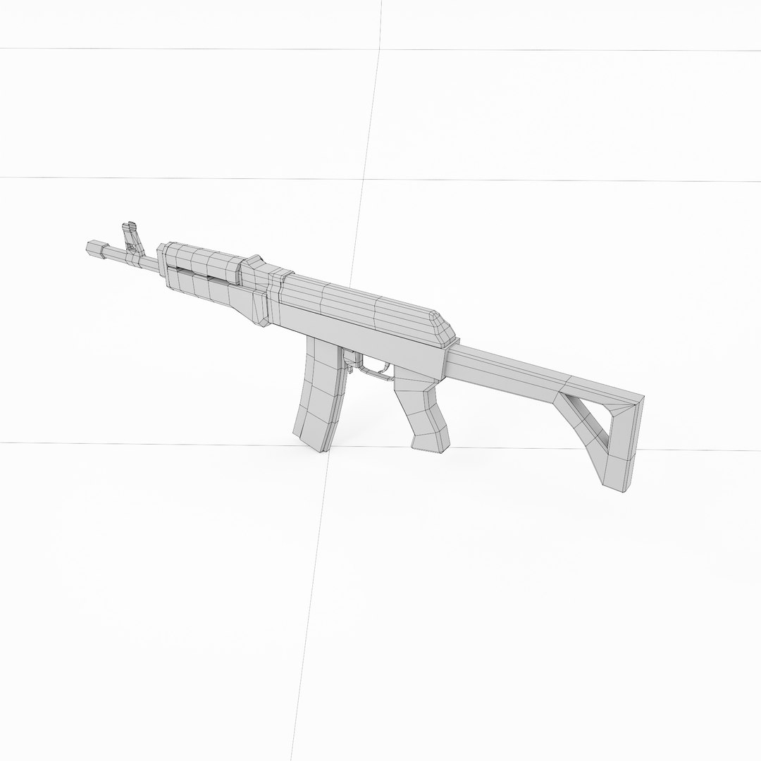 3D Excalibur Assault Rifle Gun Model - TurboSquid 1992890