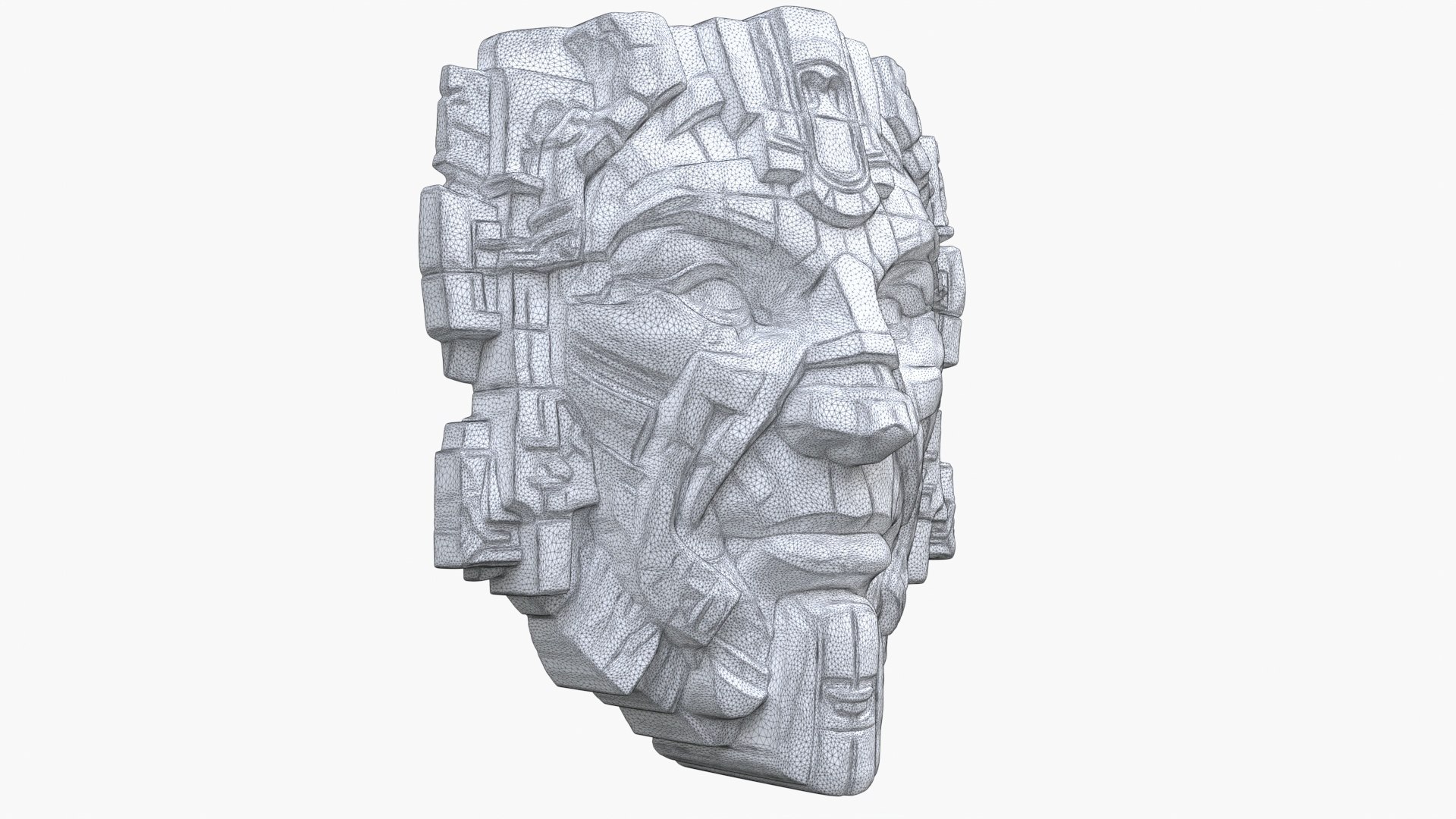 3D Aztec Masks 6 Model - TurboSquid 2188209