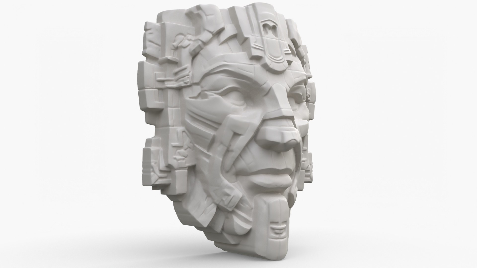 3D Aztec Masks 6 Model - TurboSquid 2188209