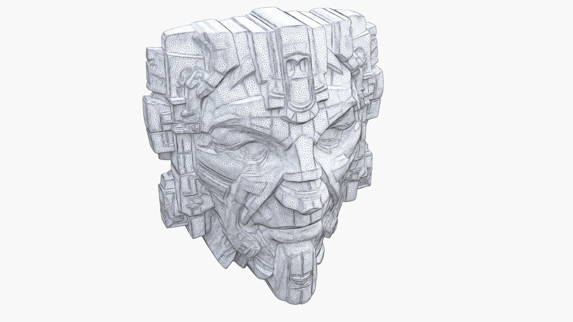 3D Aztec Masks 6 Model - TurboSquid 2188209