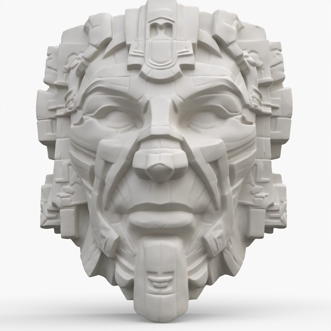 3D Aztec Masks 6 Model - TurboSquid 2188209