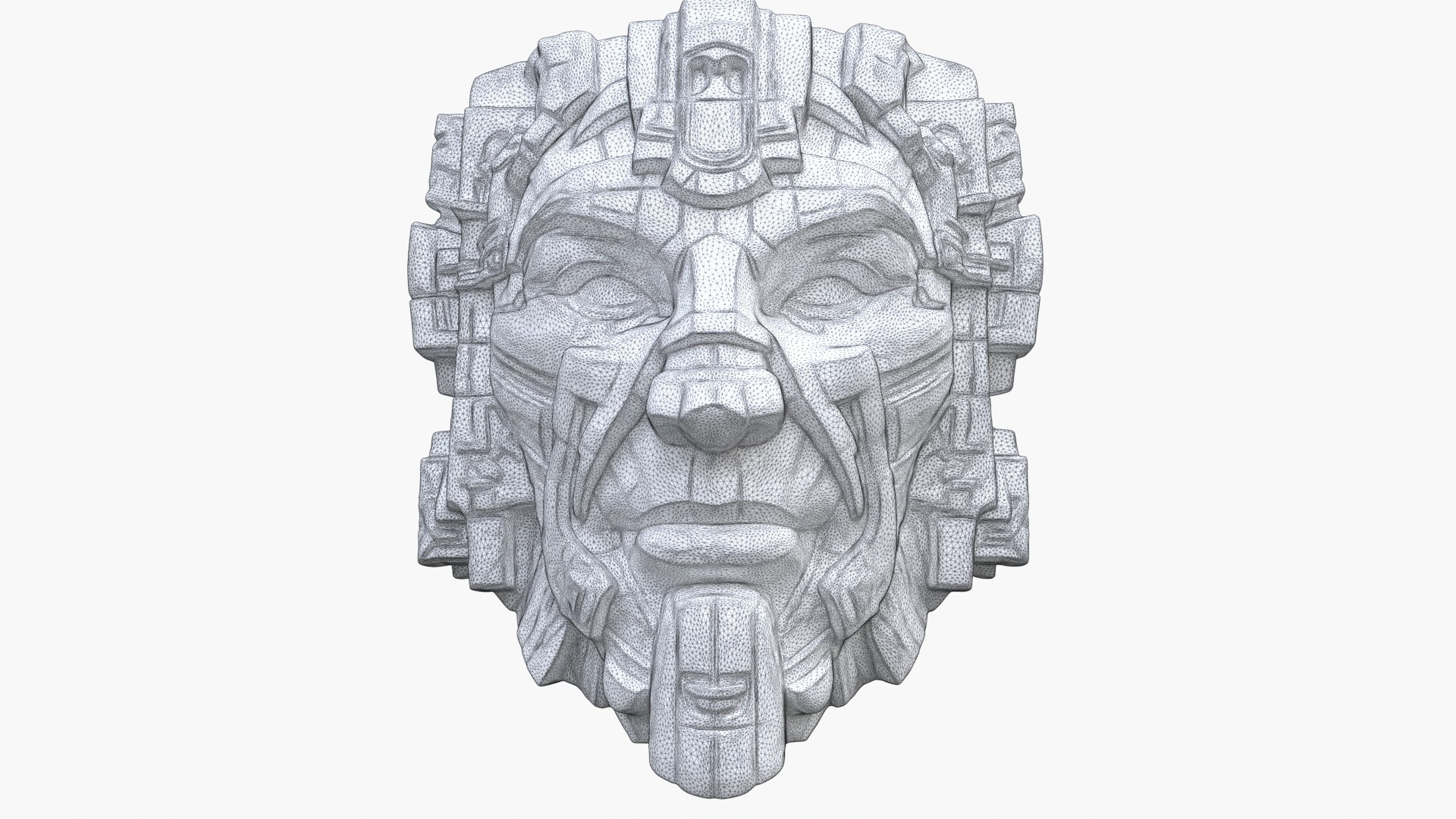 3D Aztec Masks 6 Model - TurboSquid 2188209