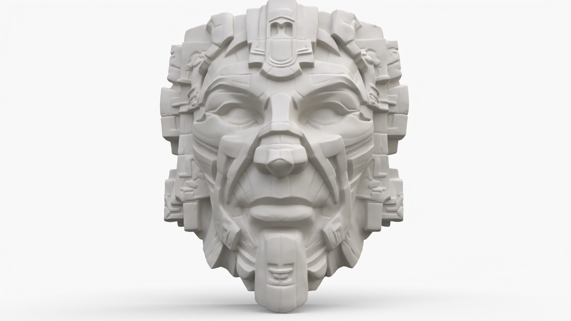 3D Aztec Masks 6 Model - TurboSquid 2188209