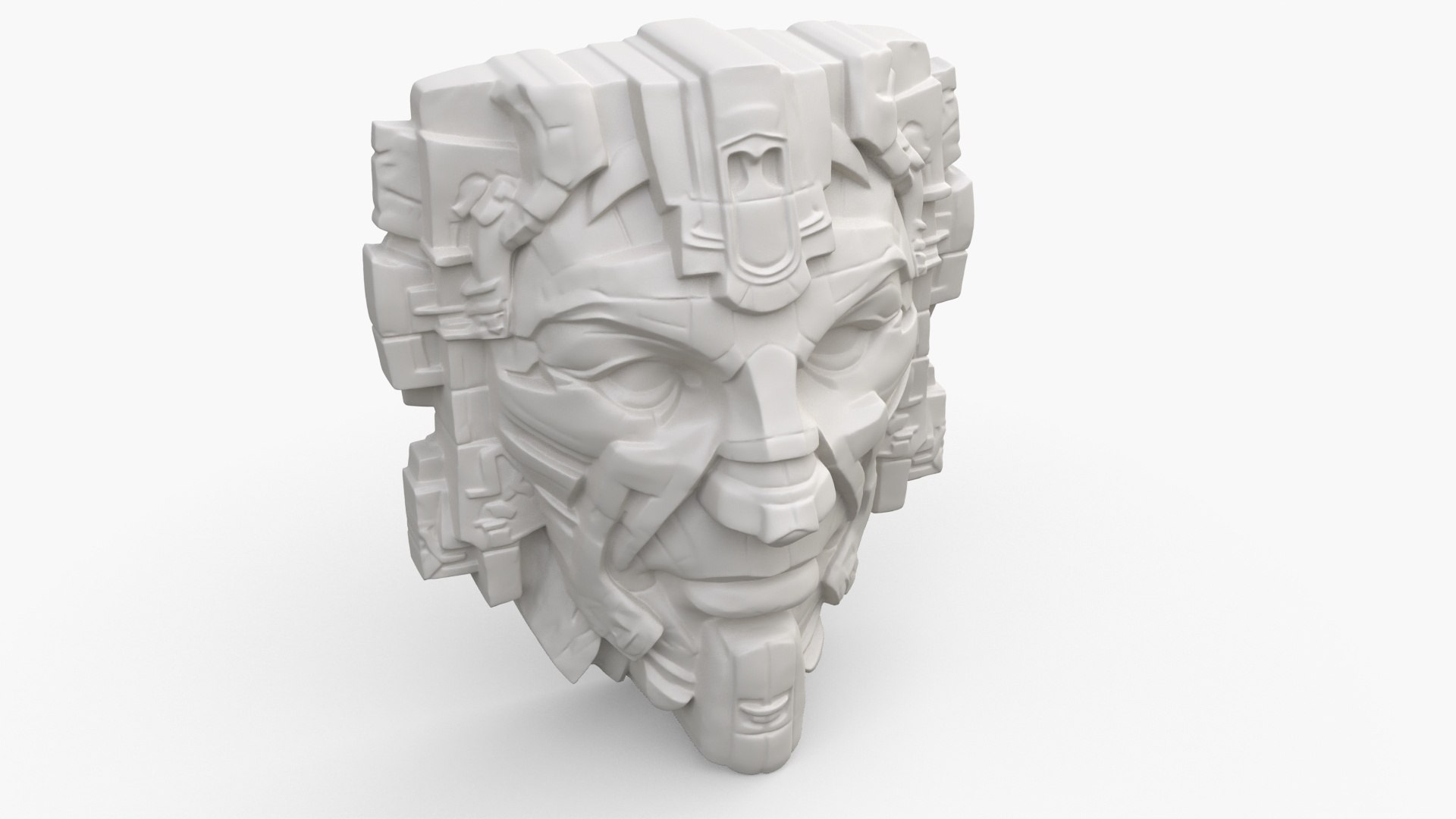 3D Aztec Masks 6 Model - TurboSquid 2188209