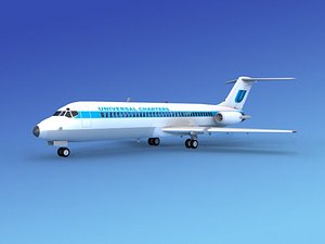 Mcdonnell Douglas Mcdonnell-Douglas-Dc-9 3D Models for Download ...