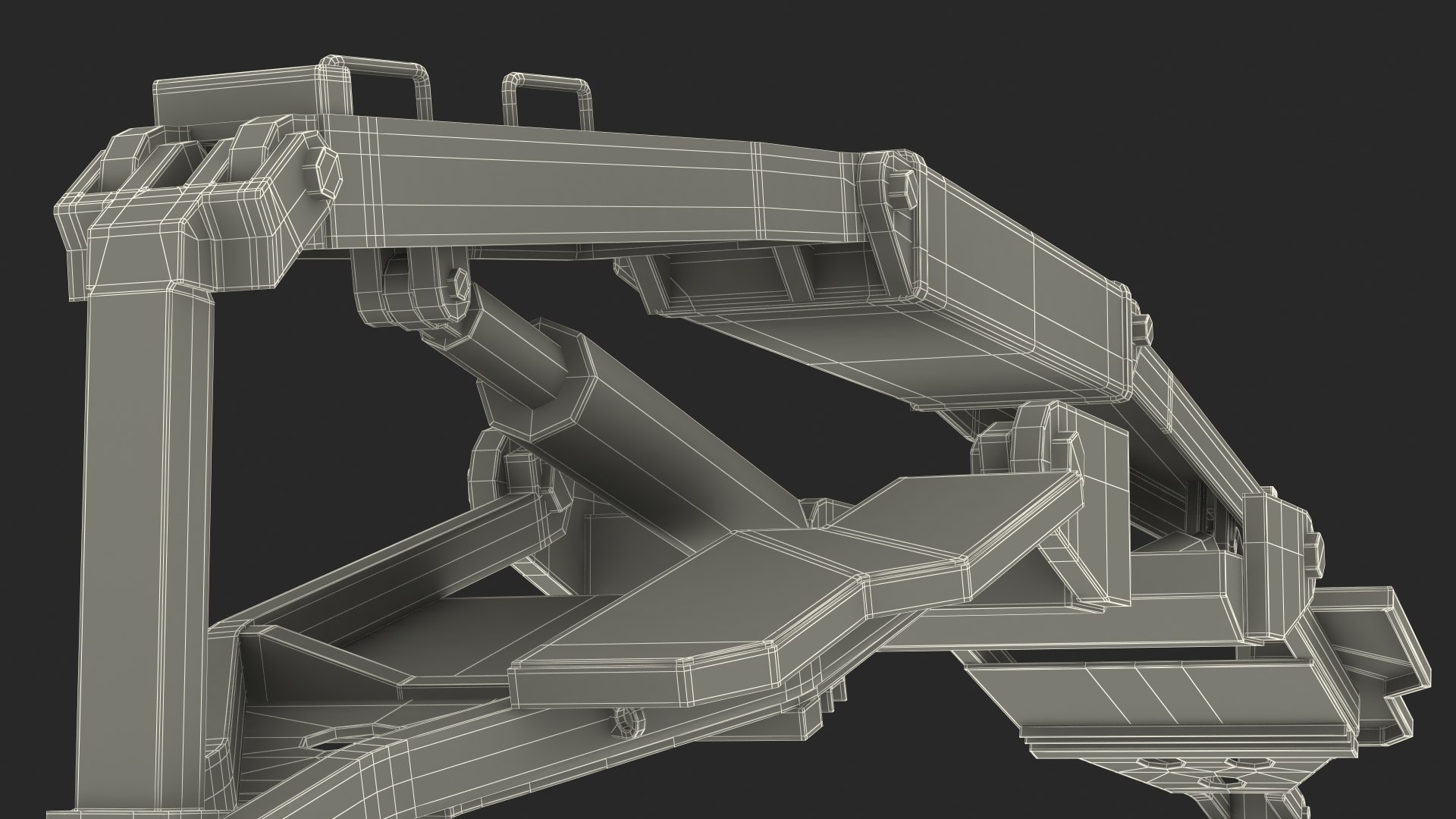 3D model heavy duty hydraulic legs - TurboSquid 1611720