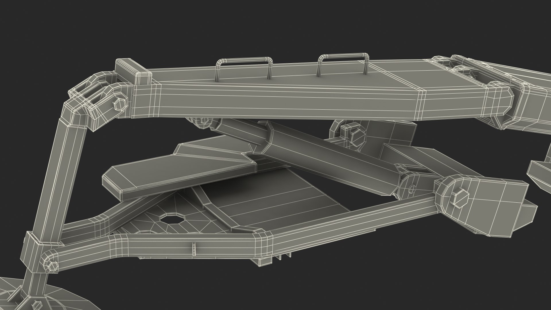 3D model heavy duty hydraulic legs - TurboSquid 1611720